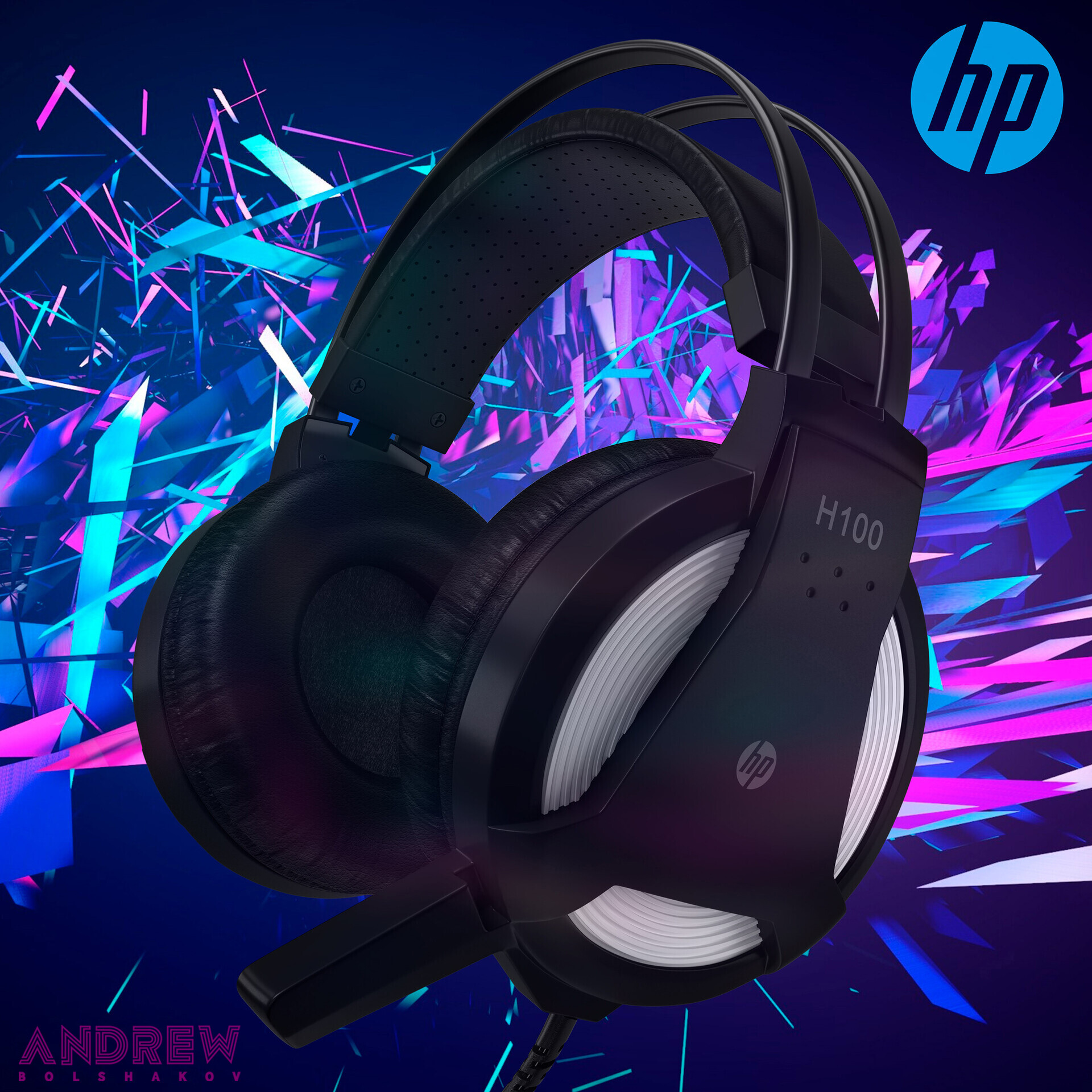 ArtStation - Headphone HP H100