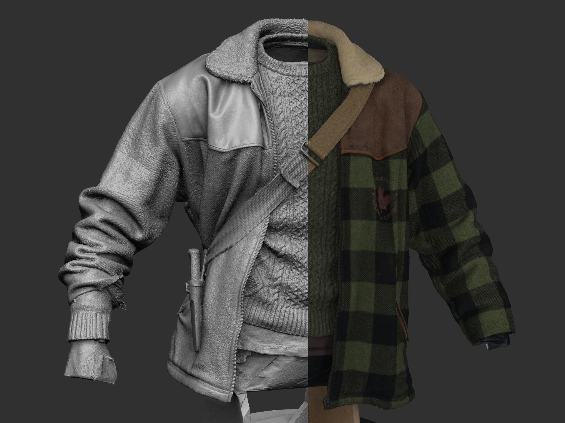 ArtStation - Lumberjack - photogrammetry raw data