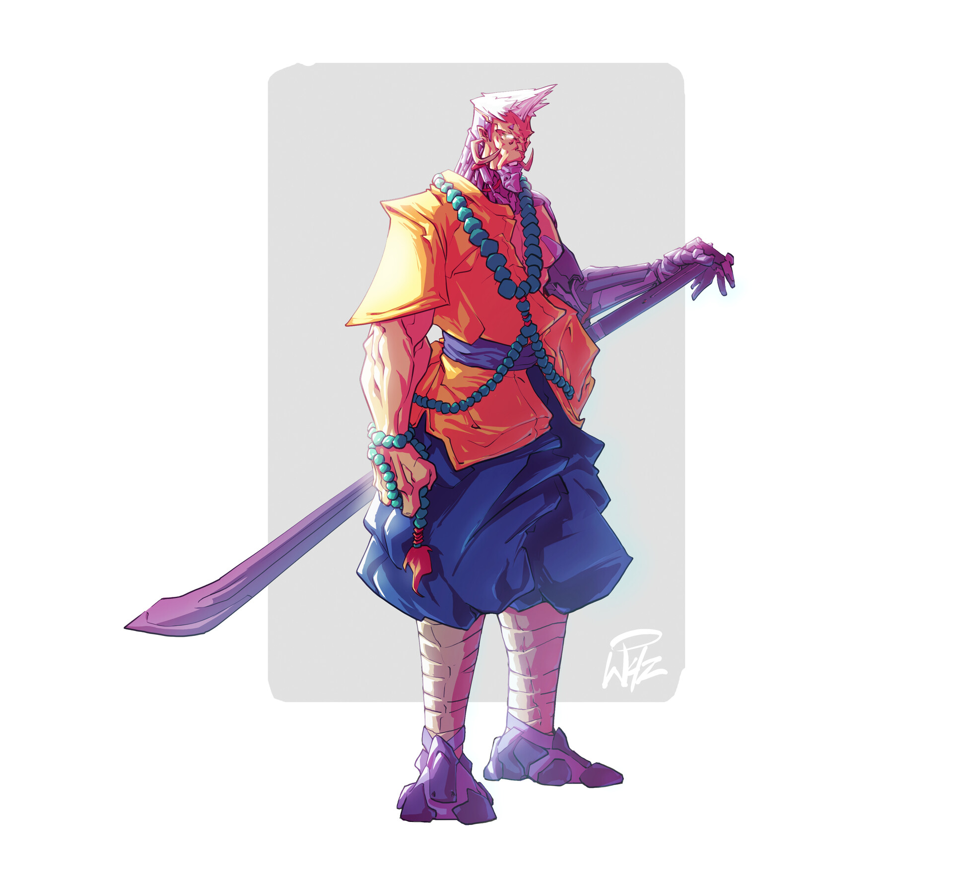 ArtStation - Cyberpunk Monk