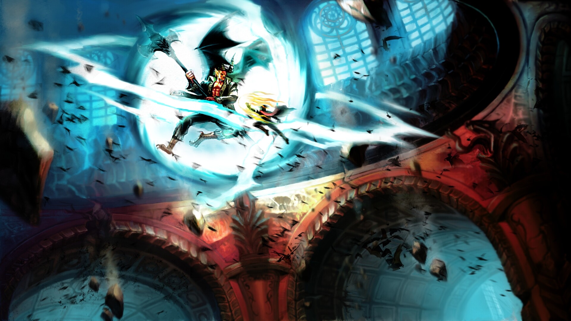 ArtStation - fightting the devil king