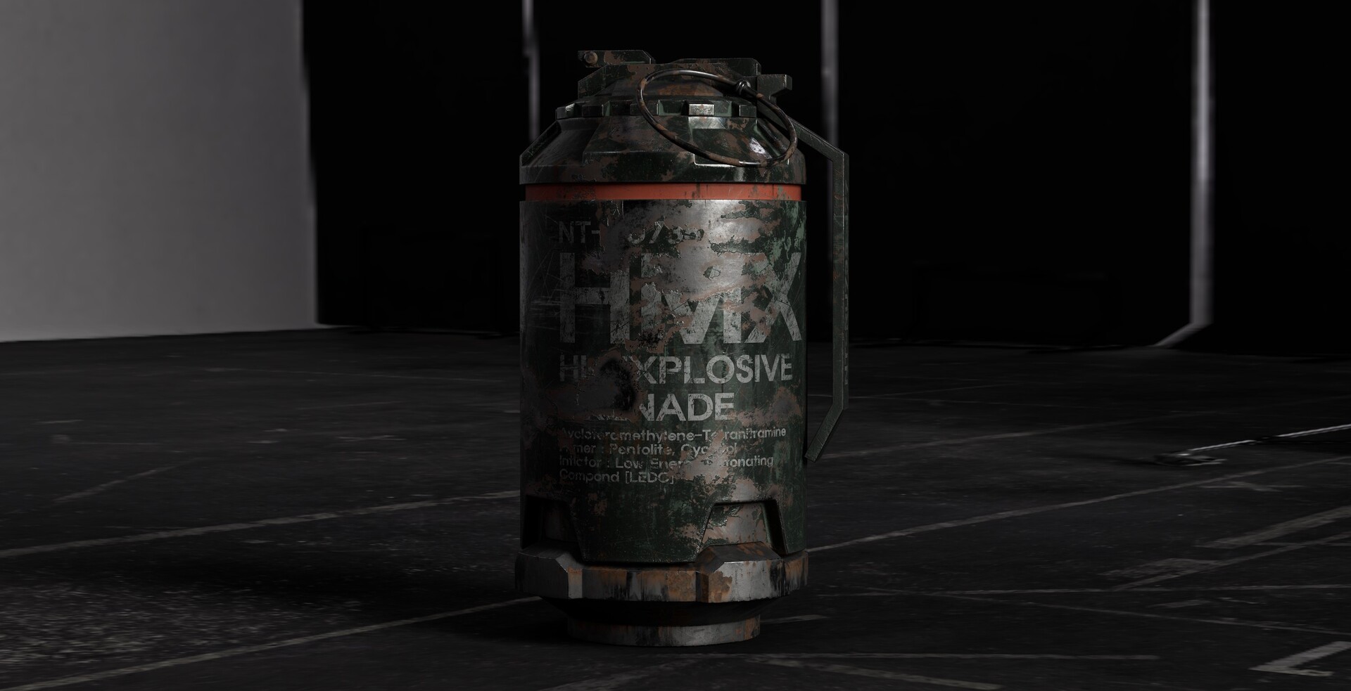 ArtStation - grenade texturing