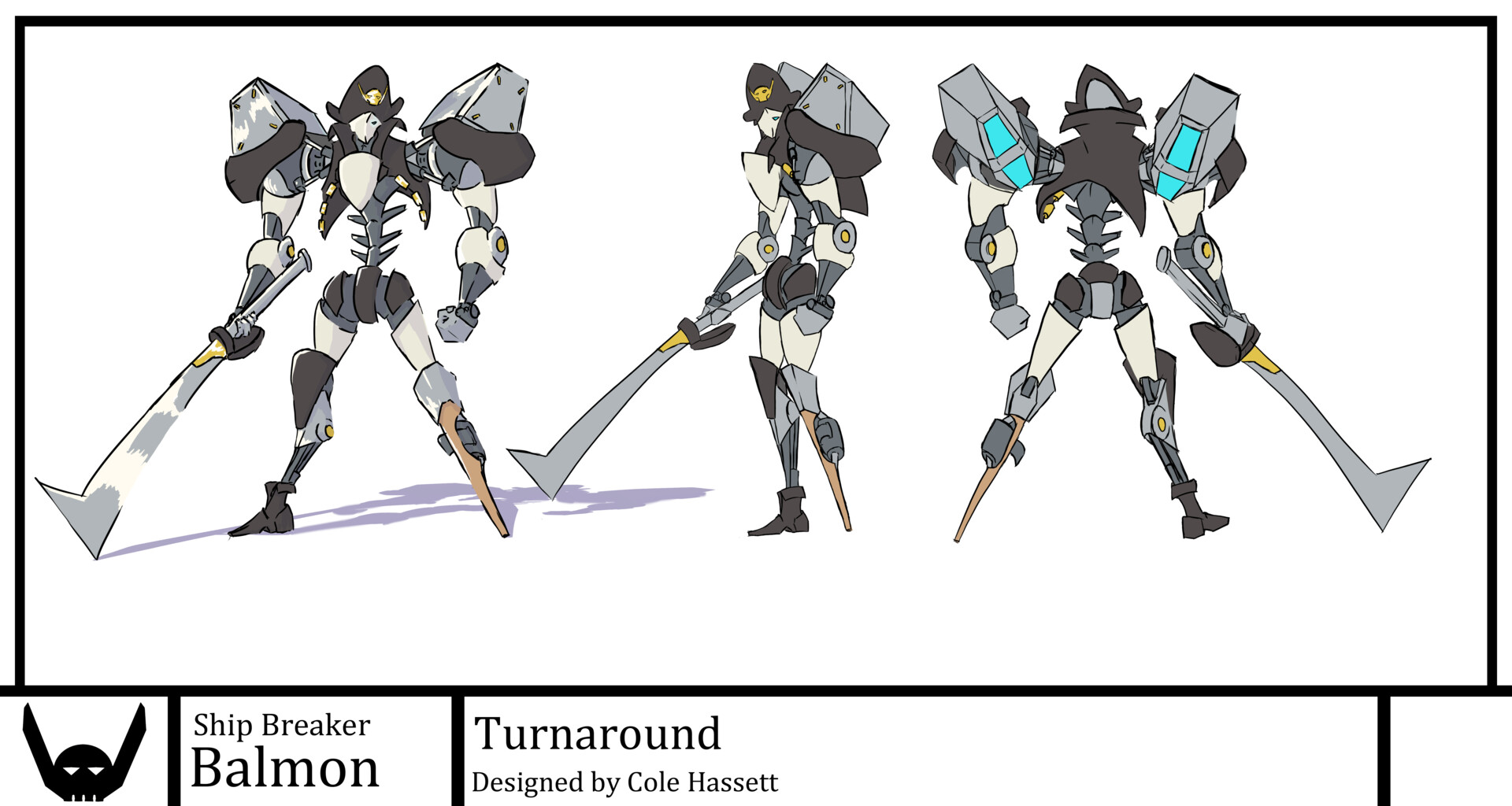 ArtStation - 'Ship Breaker Balmon' character turnaround