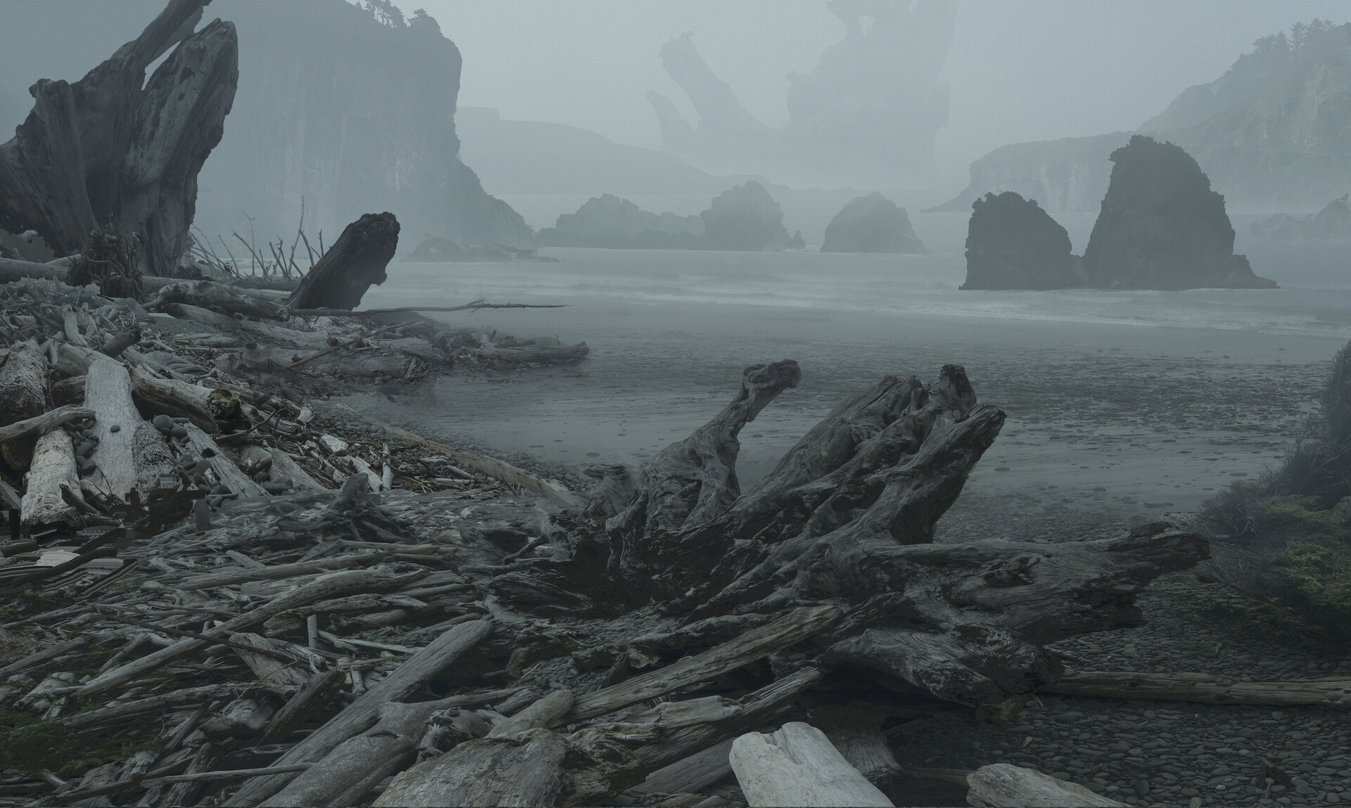 ArtStation - Alien Beach