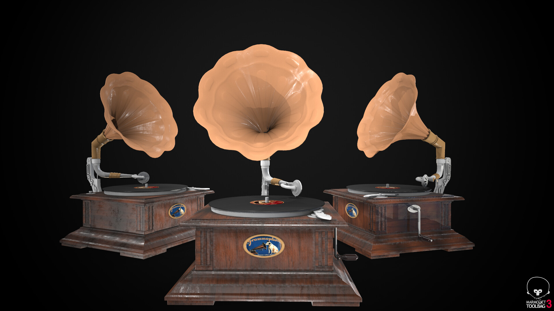 ArtStation - Steampunk-Inspired Phonograph