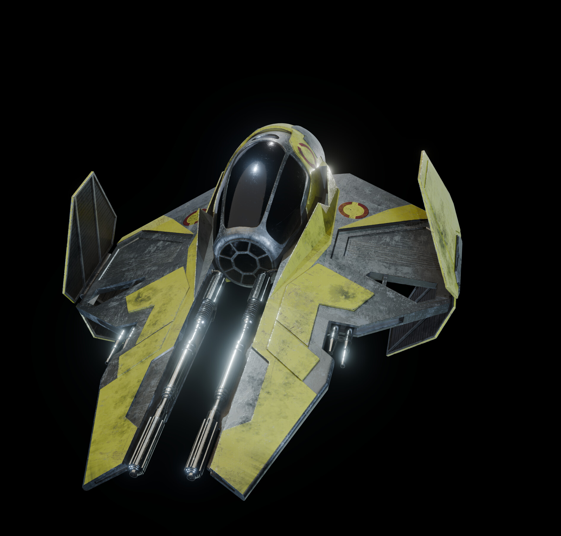 ArtStation - Eta-2 Actis-class Interceptor/ Star Wars