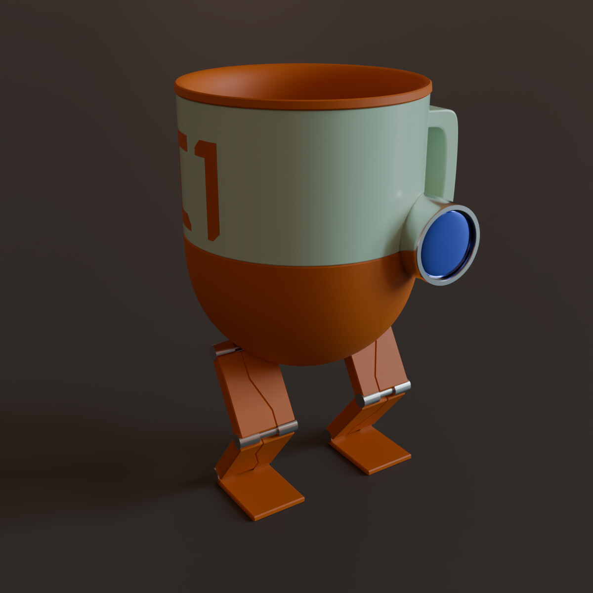 ArtStation - Cup with legs