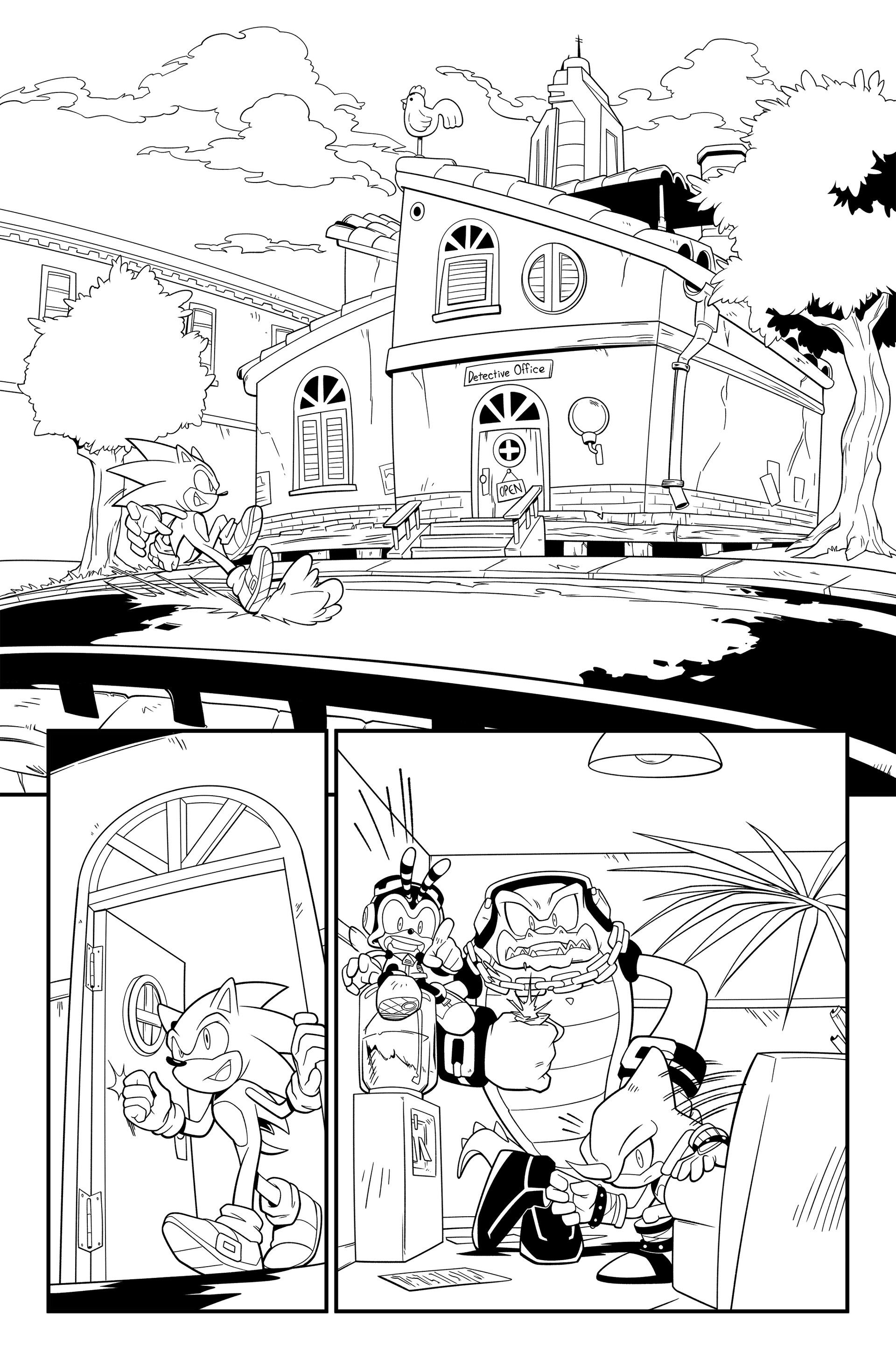 ArtStation - IDW Sonic the Hedgehog #76 Inks