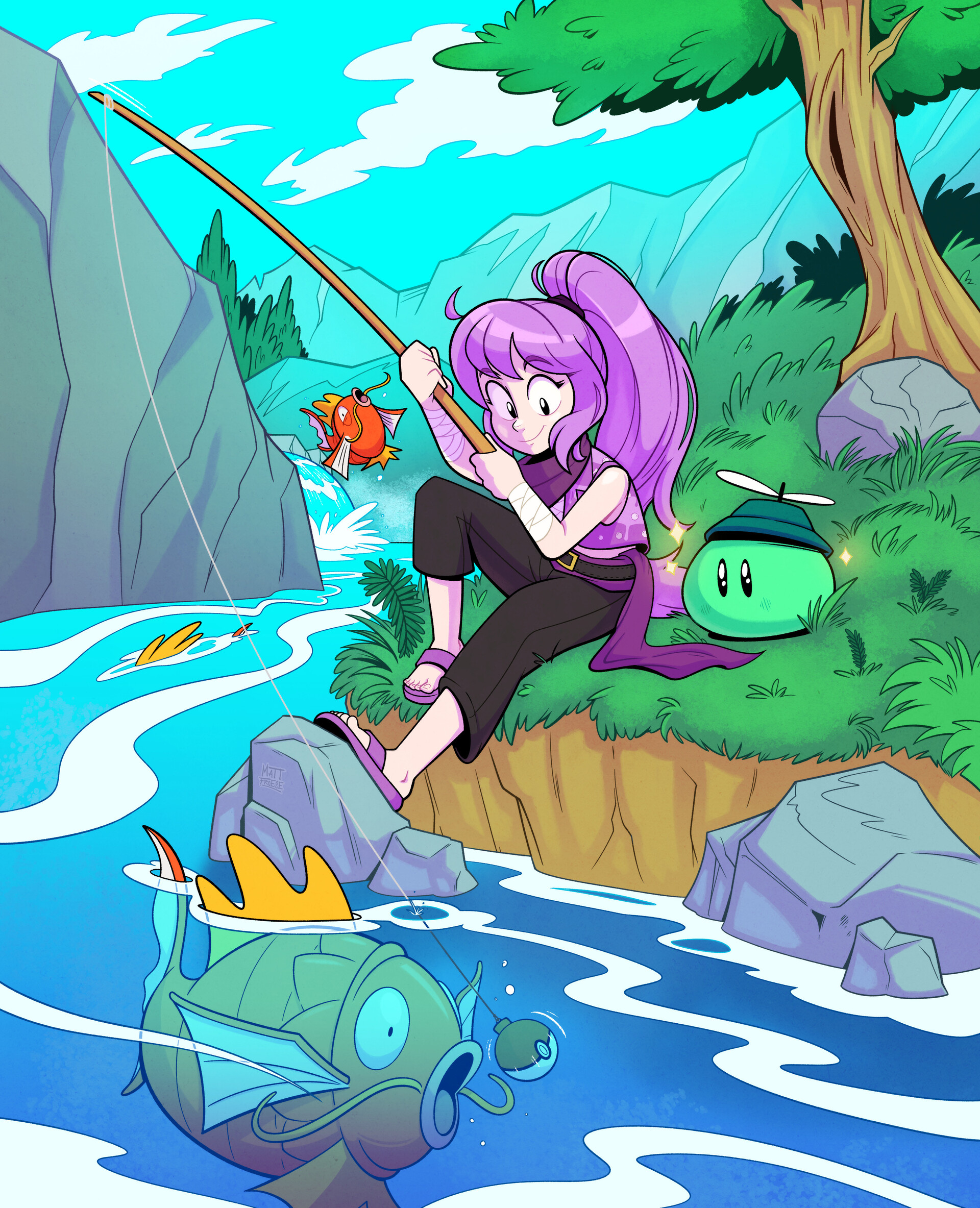 ArtStation - Illustration Commission | Pokémon Manga Panel Redraw