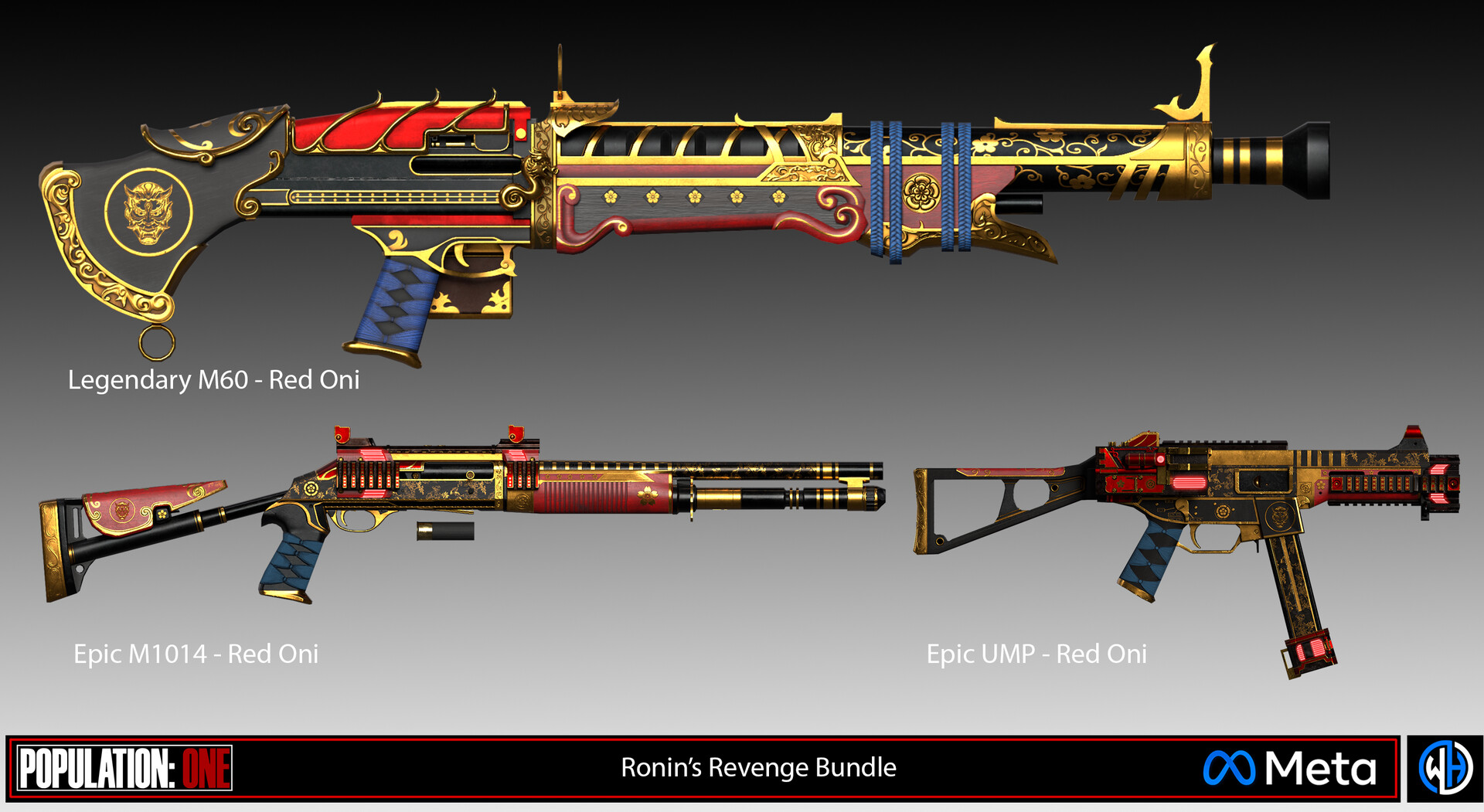 Wu-Gene Hong - Population One VR: Gun Concept Art/ Hard Surface Art 1