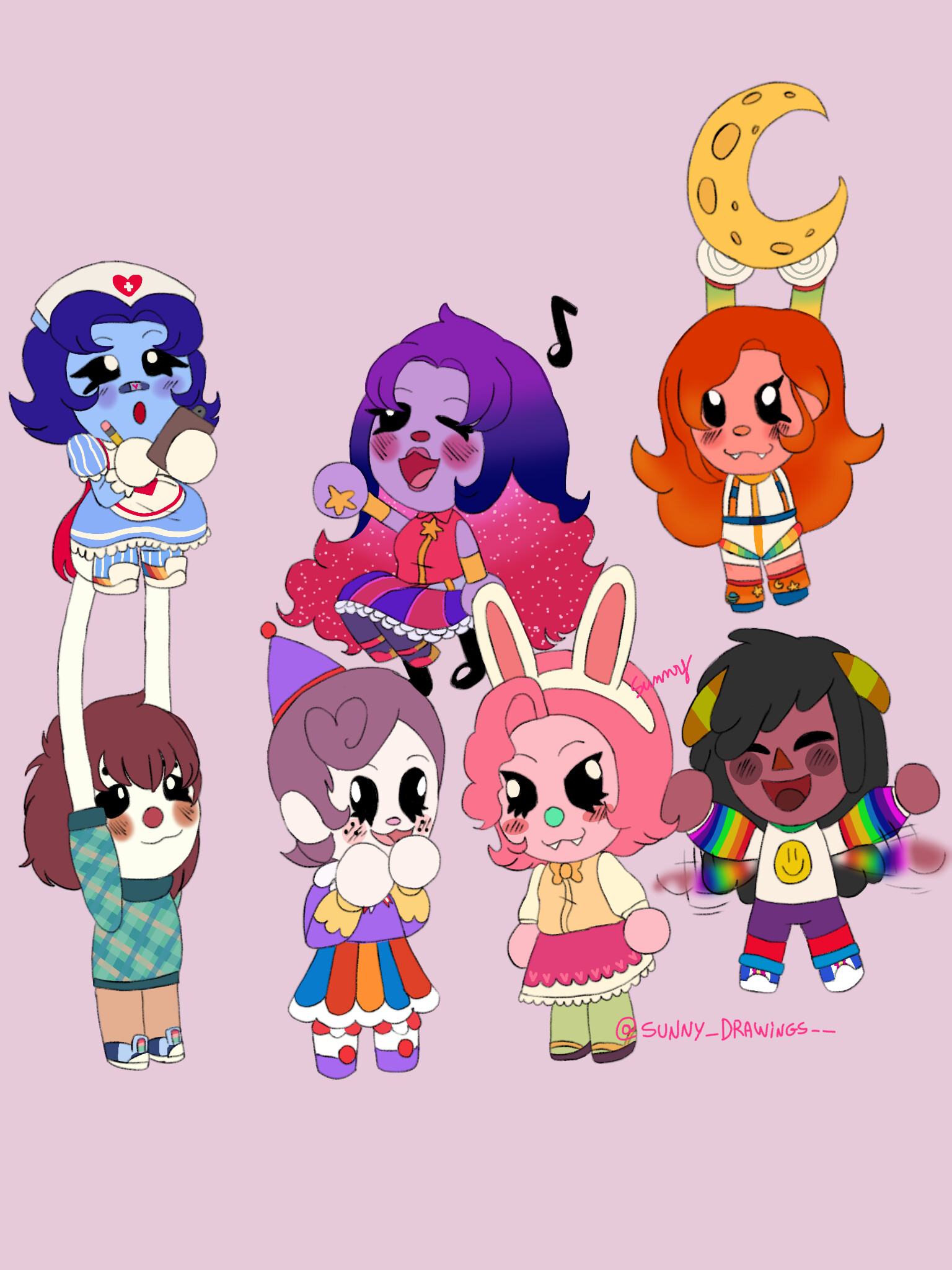 ArtStation - bean chibis and chibis