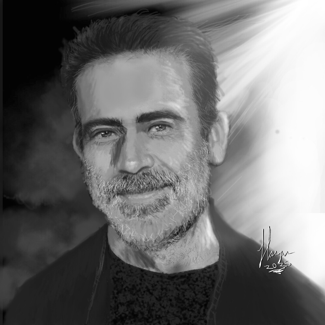 ArtStation - “For a wanted man, I look good!” Negan played by actor ...