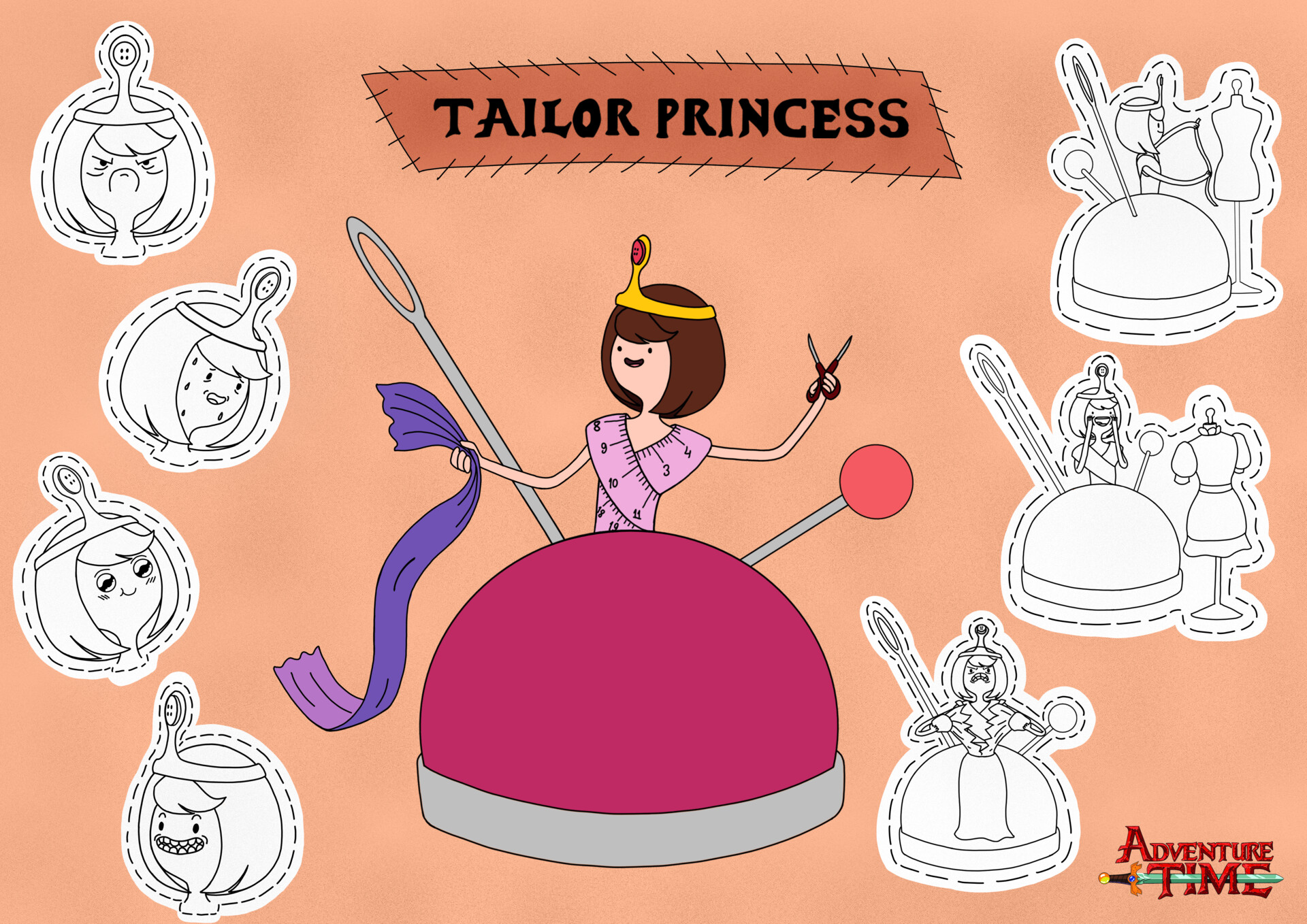 ArtStation - Character Design - Adventure Time - New Princess