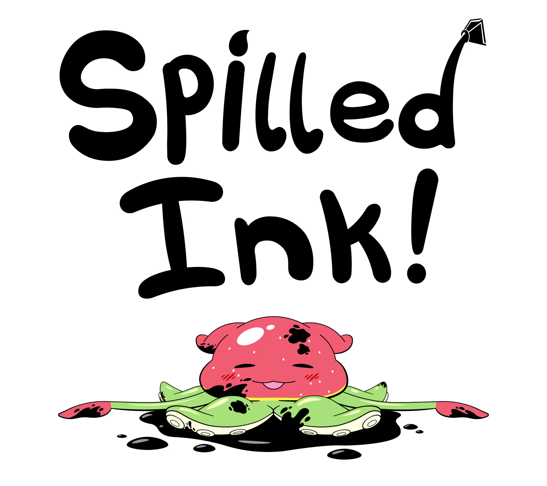 ArtStation - Logo Redesign: "Spilled Ink"