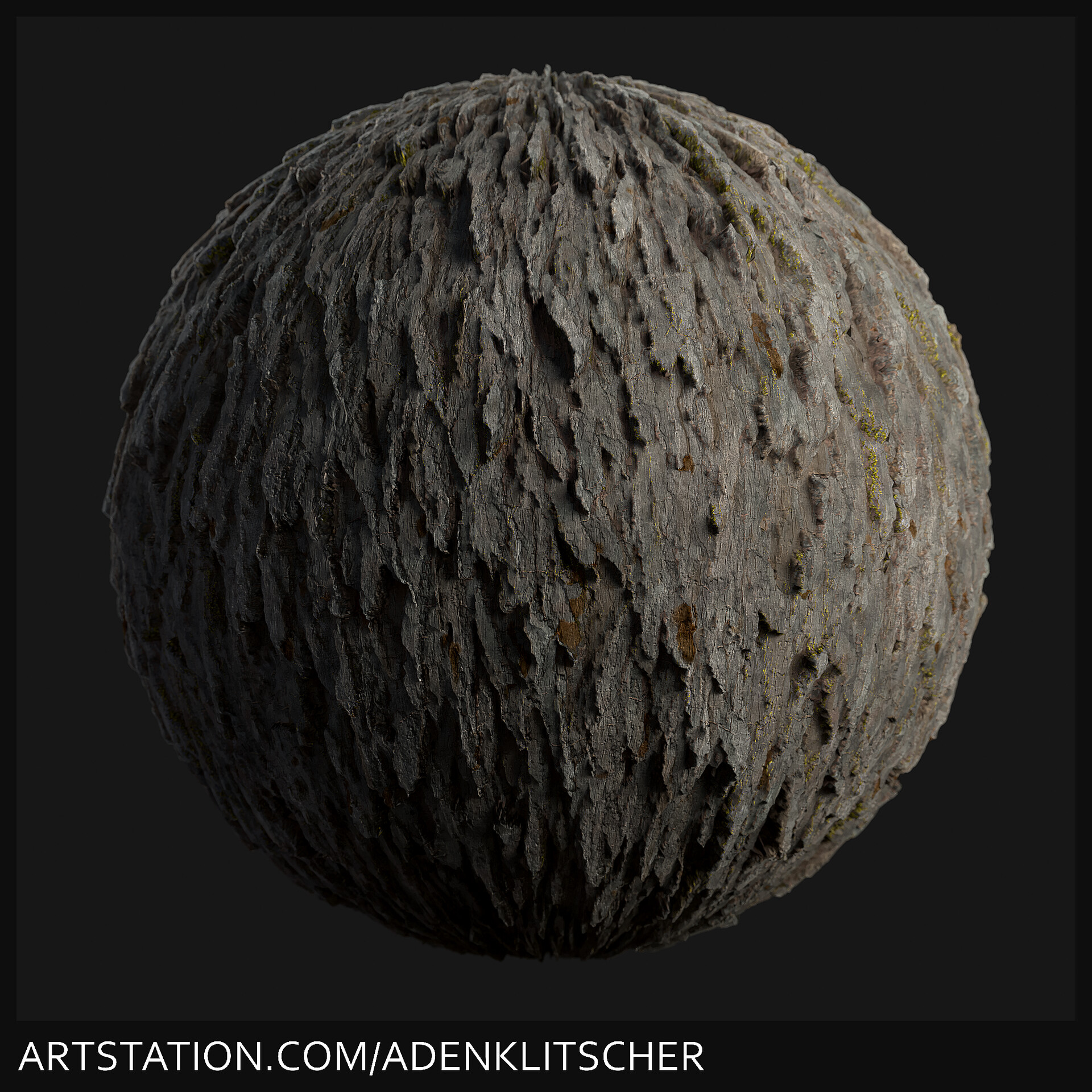 ArtStation - Spruce Bark - Substance Designer