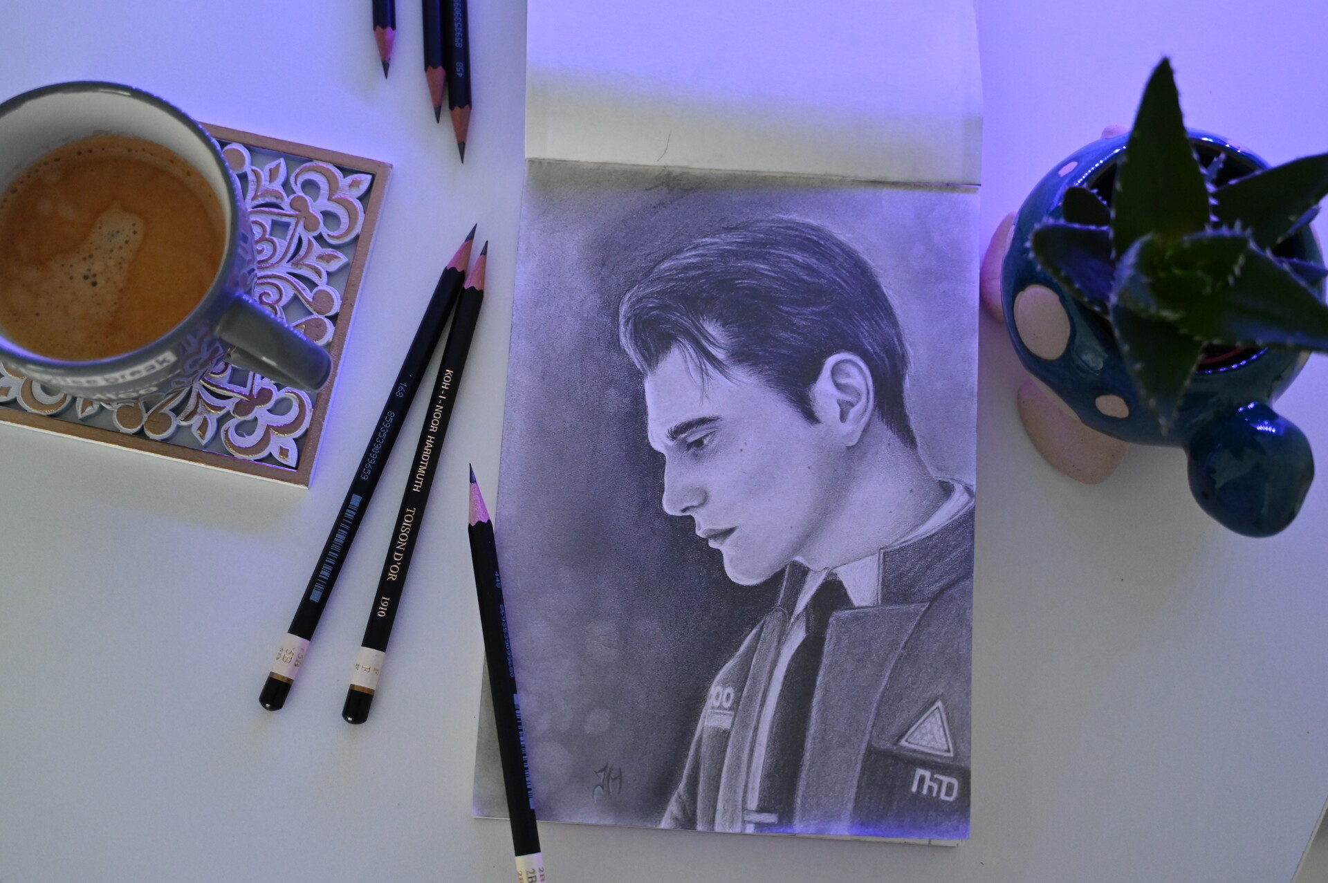 ArtStation - Connor, Detroit: Become Human