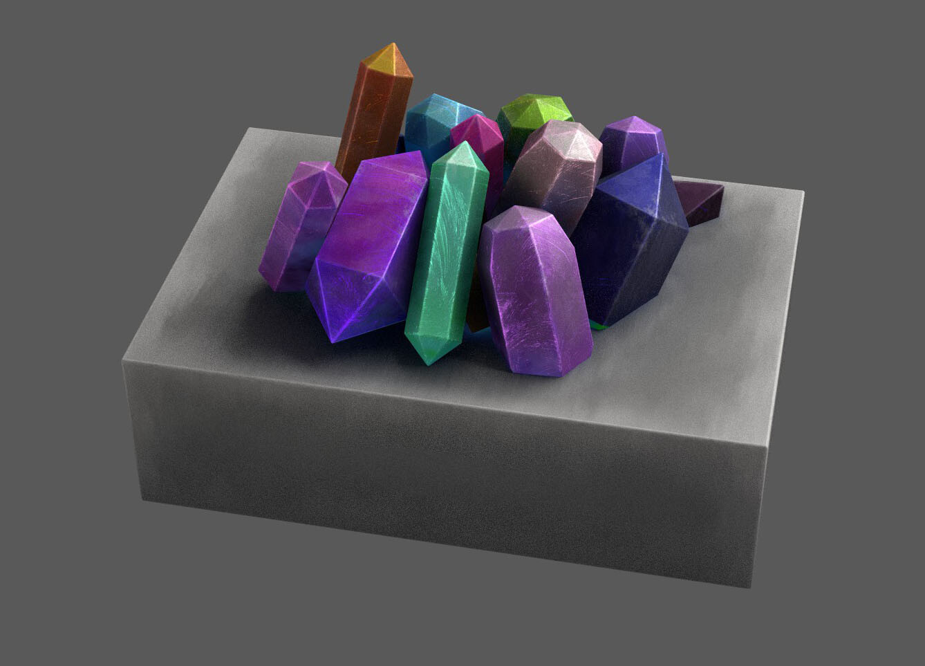 ArtStation - Stylized Crystals Texture