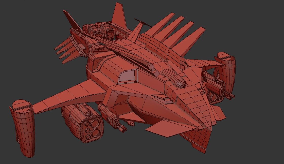 ArtStation - Futuristic Jet Fighter