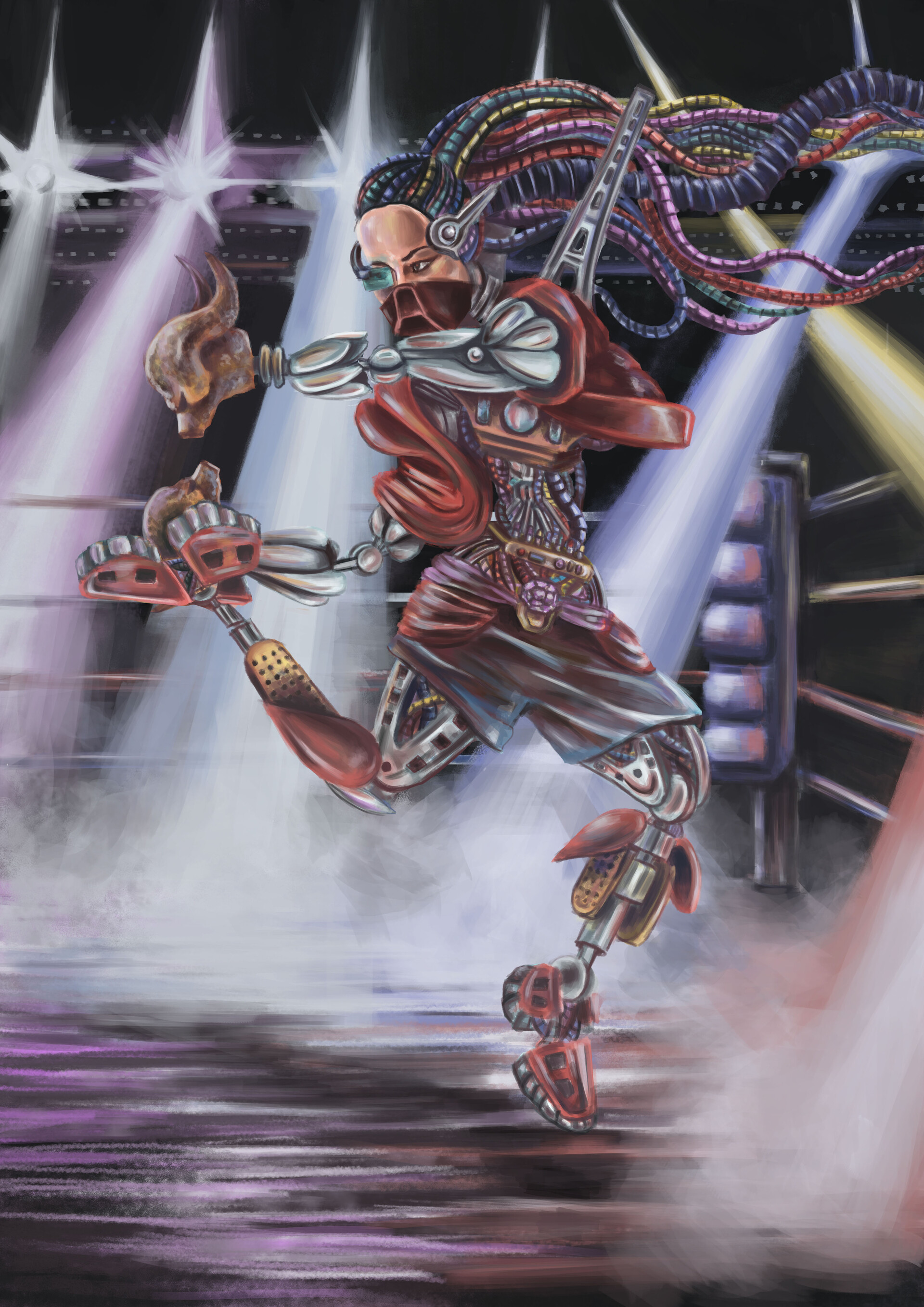 ArtStation - Cyborg fighter