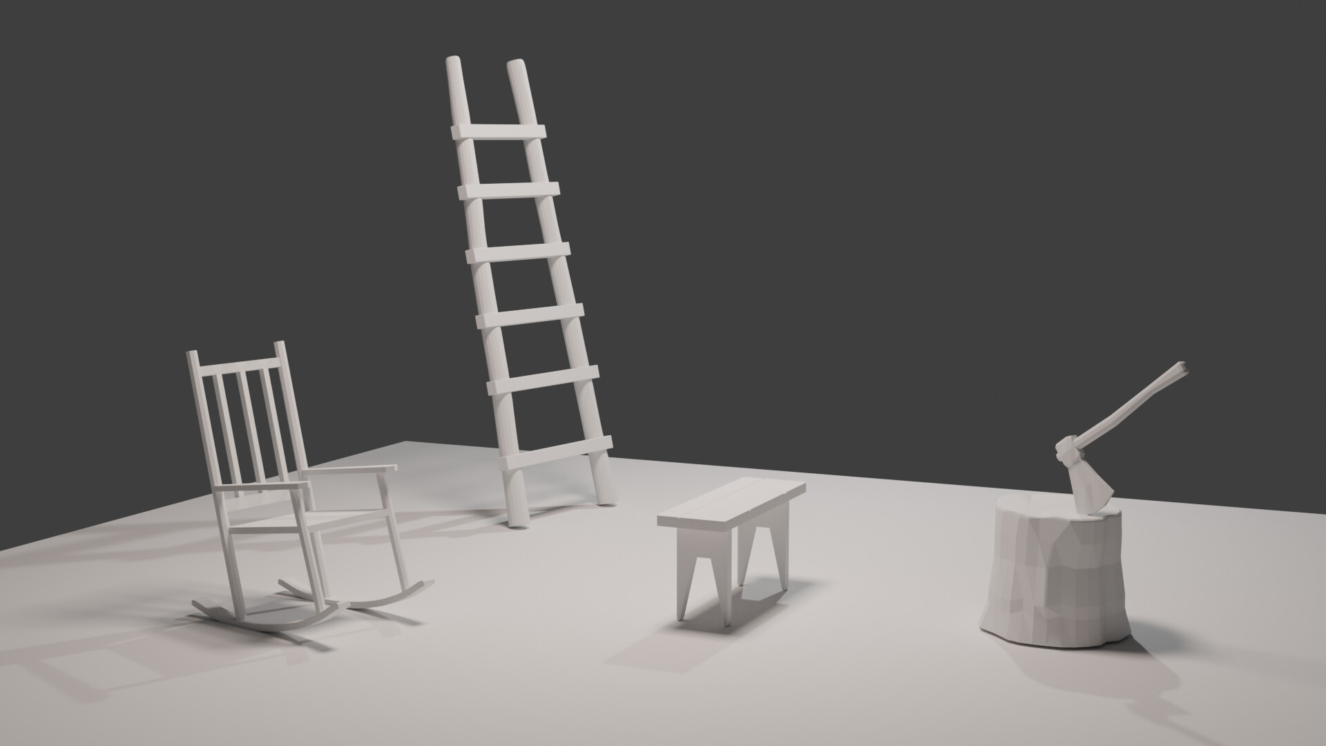 ArtStation - Some Low-poly props