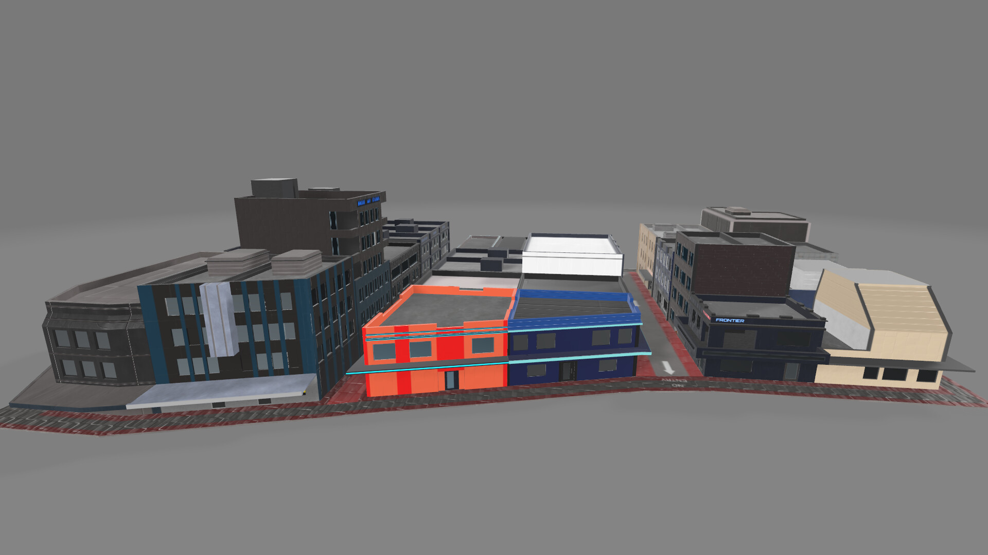 ArtStation - Blocks 1 - 3 with Pavement