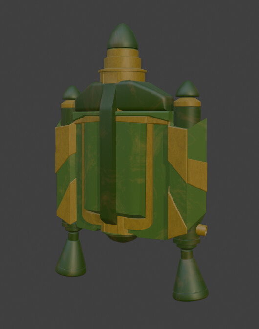 A2 - Jetpack (Game Ready And Textured) [Low Poly]