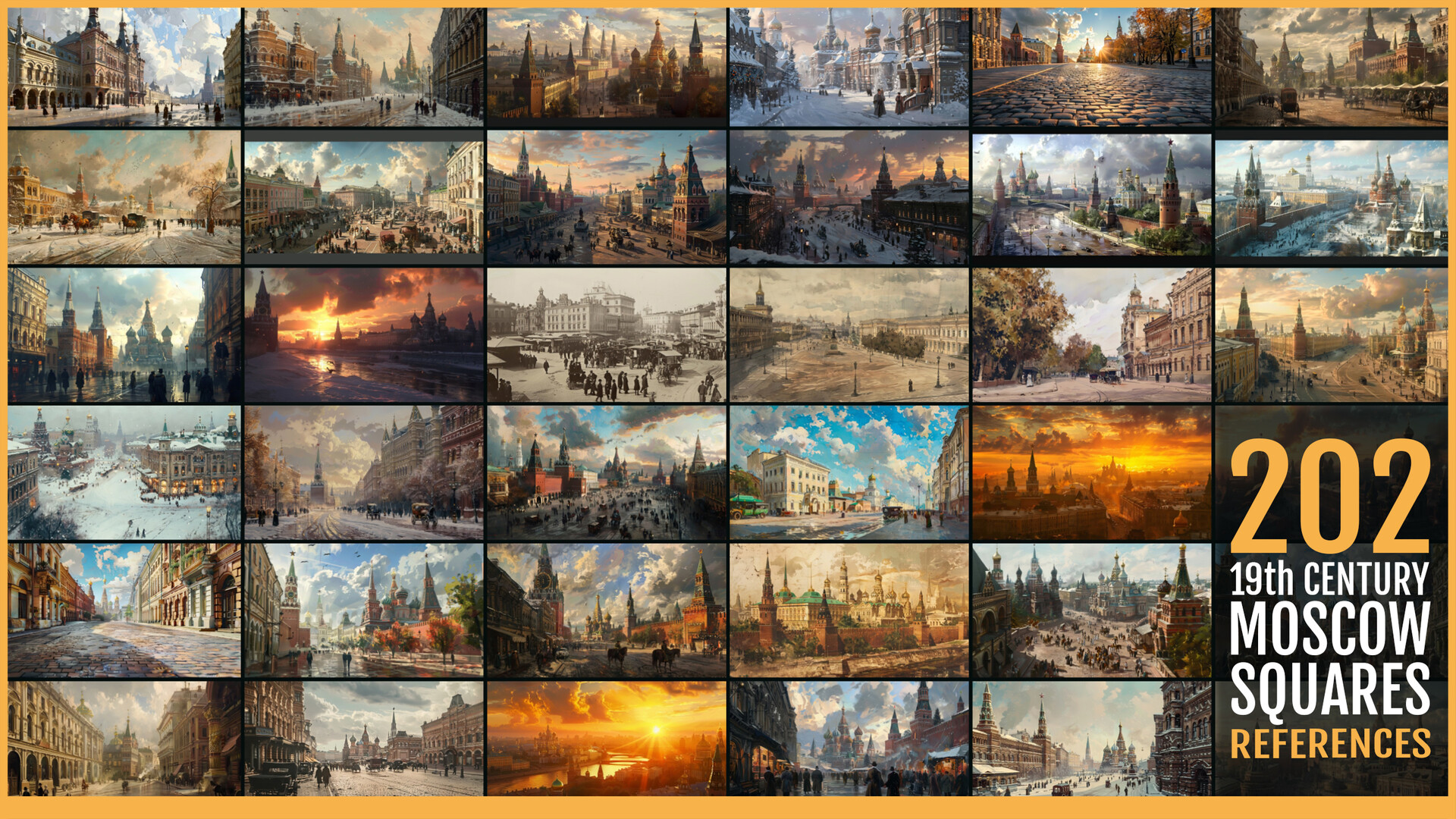 Artificial Dimension - 202 19th Century Moscow Squares