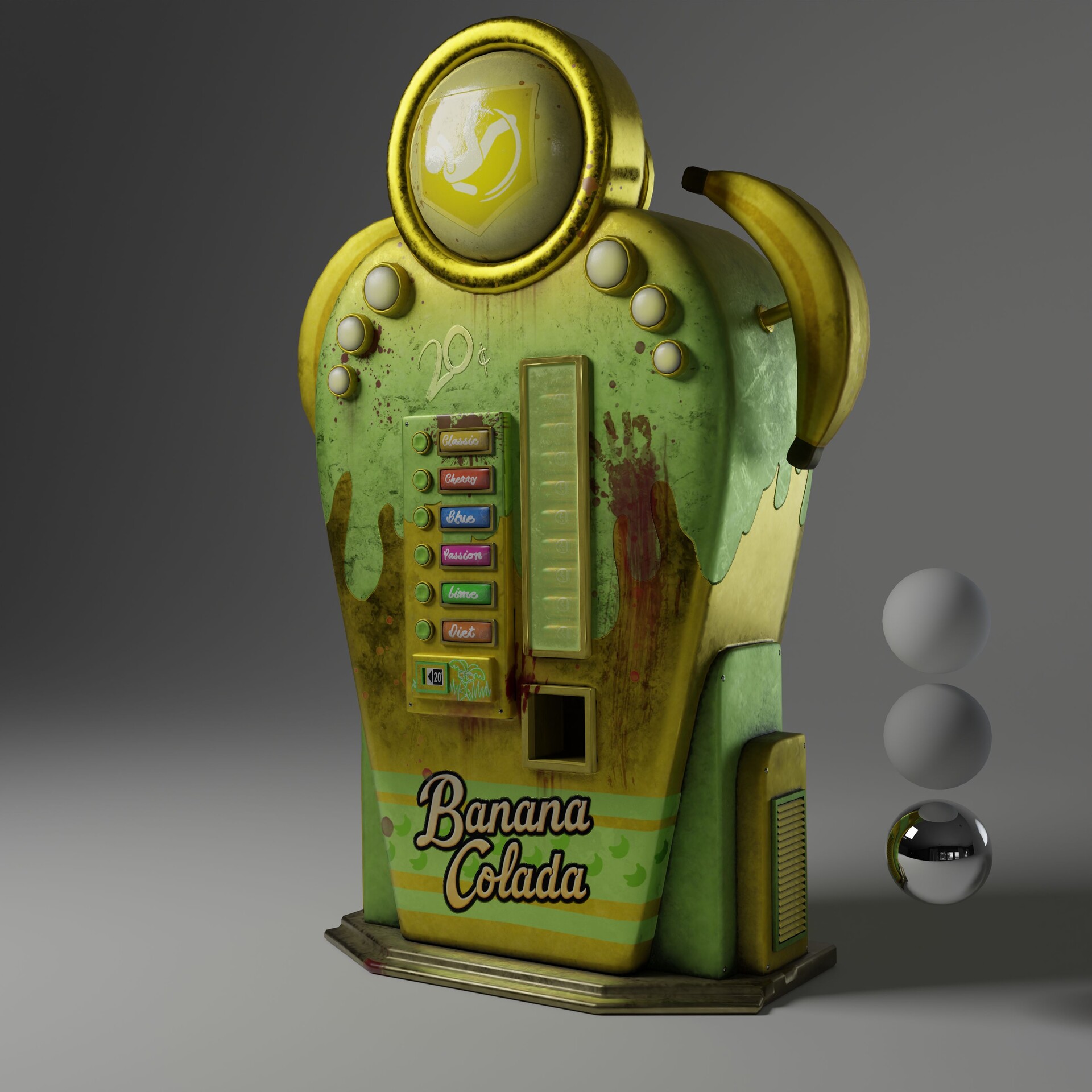 ArtStation - Perk Machine - Banana Colada