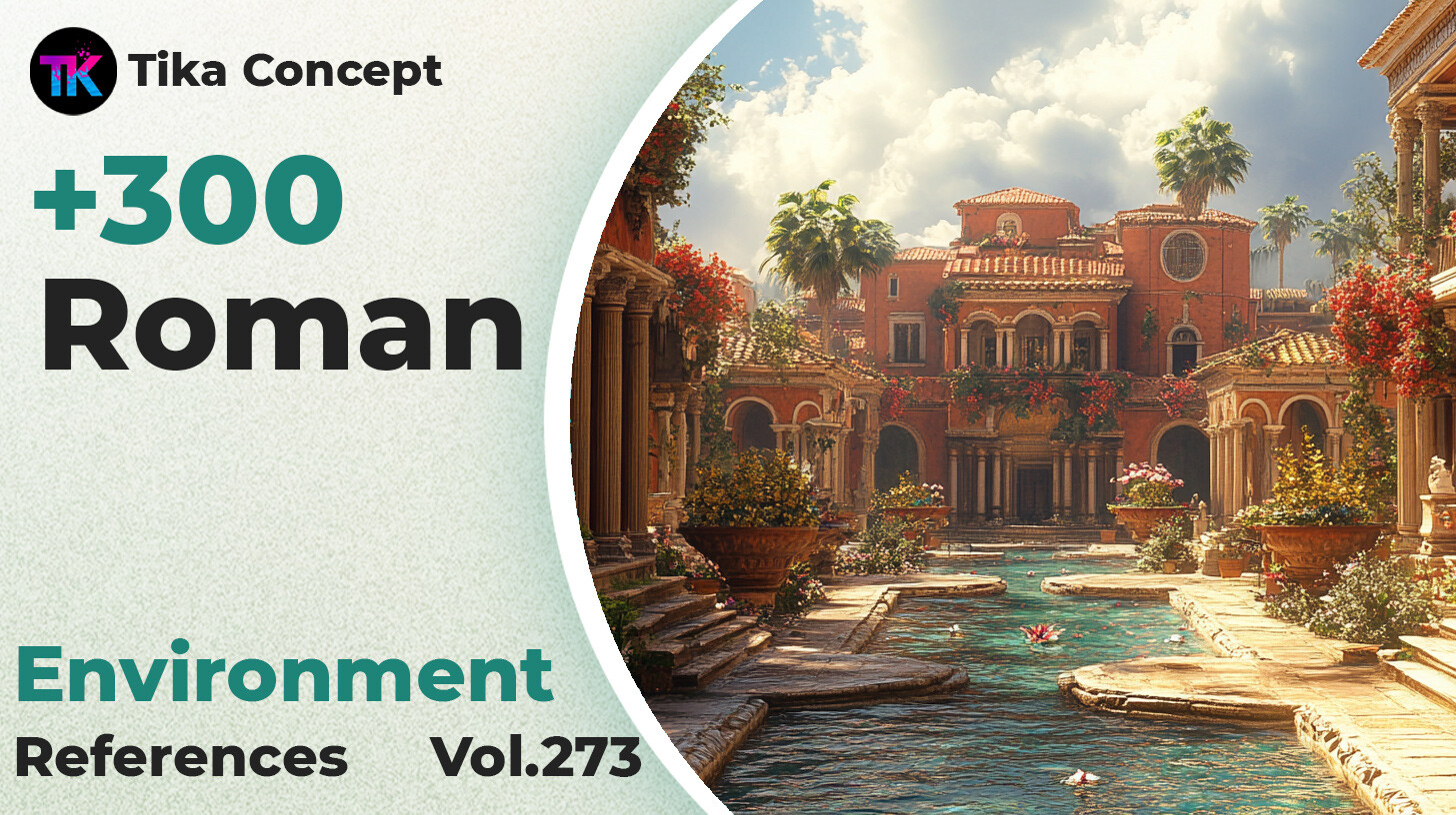 ArtStation - +300 Roman Environment Concept (4k)