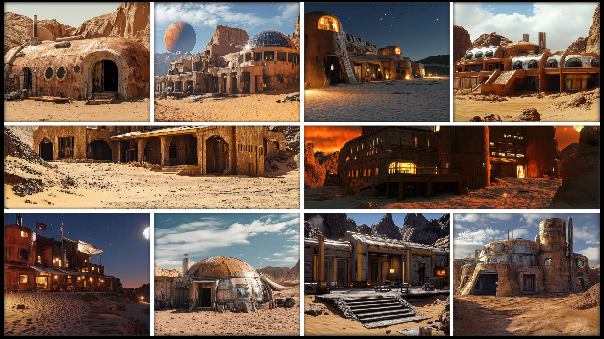 Ferial Concept - 🔹240 Martian Fortress - Exterior Reference Image Pack ...