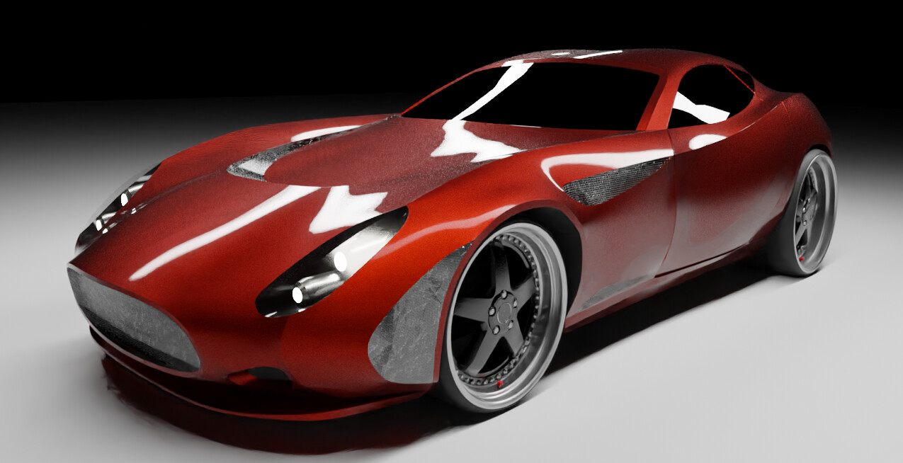 ArtStation - This is how 3d car modeling looks like.