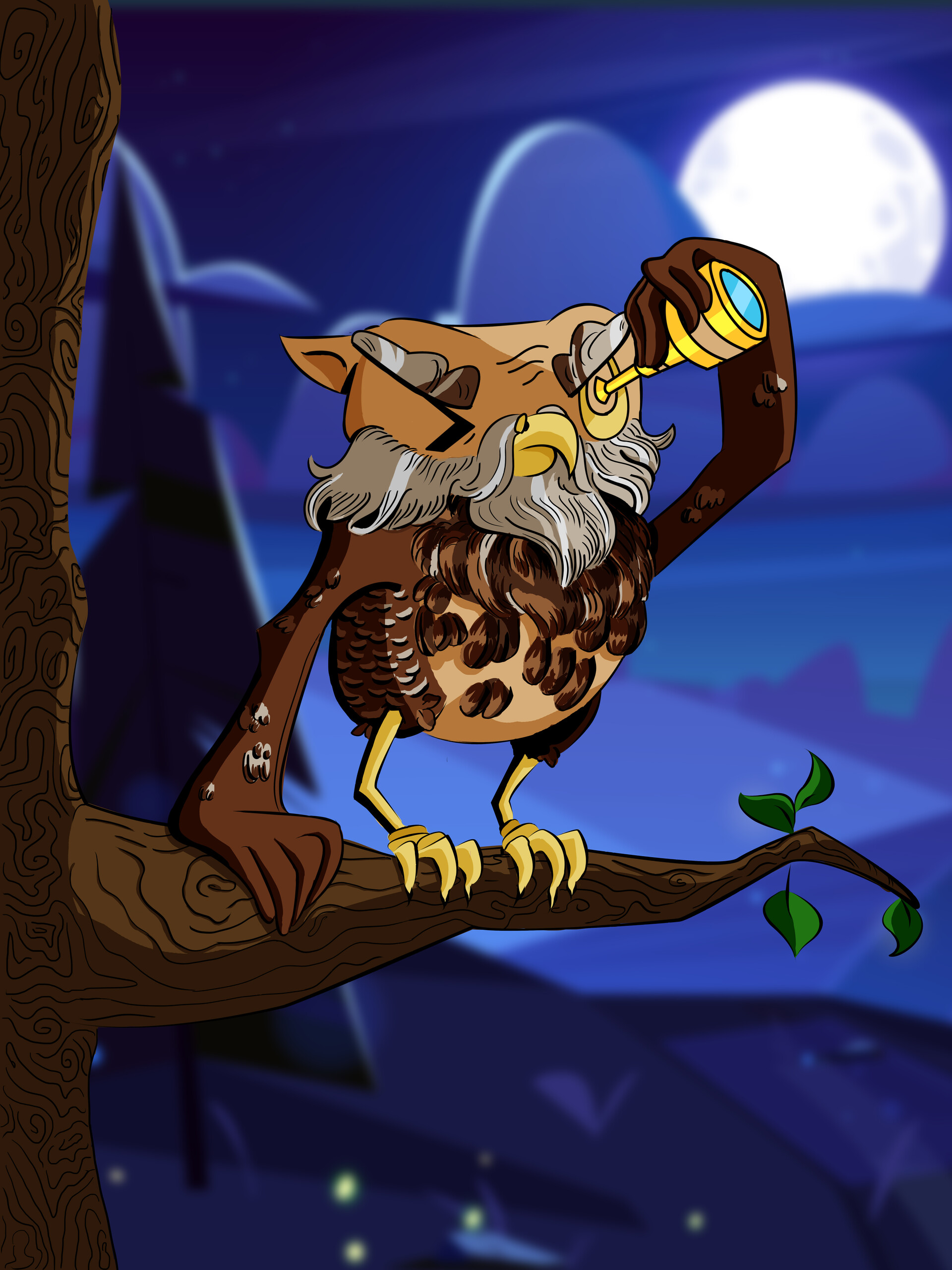 ArtStation - Wise Owl