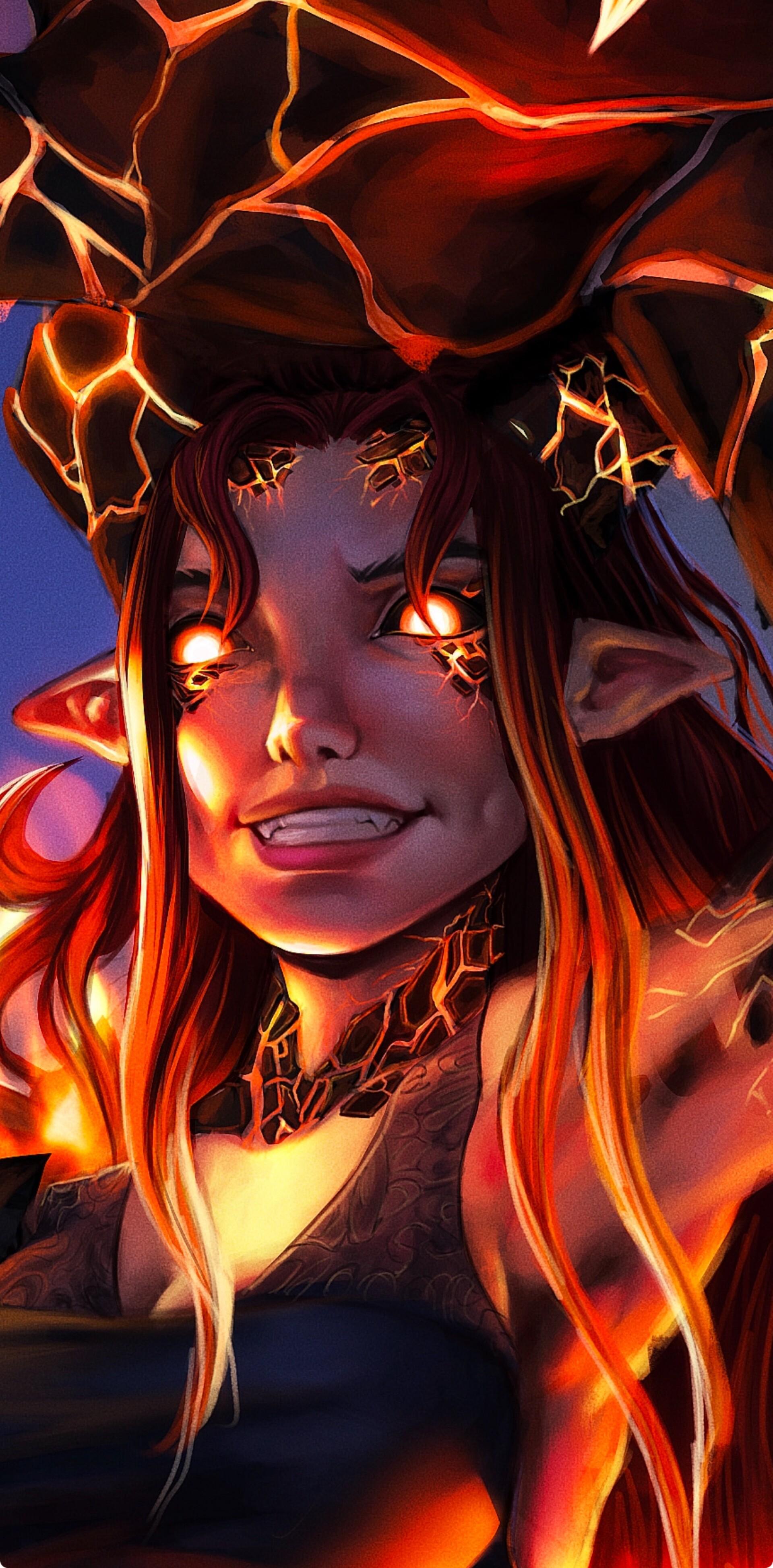 Nathaniel Mada Arts - Lava demon Commission