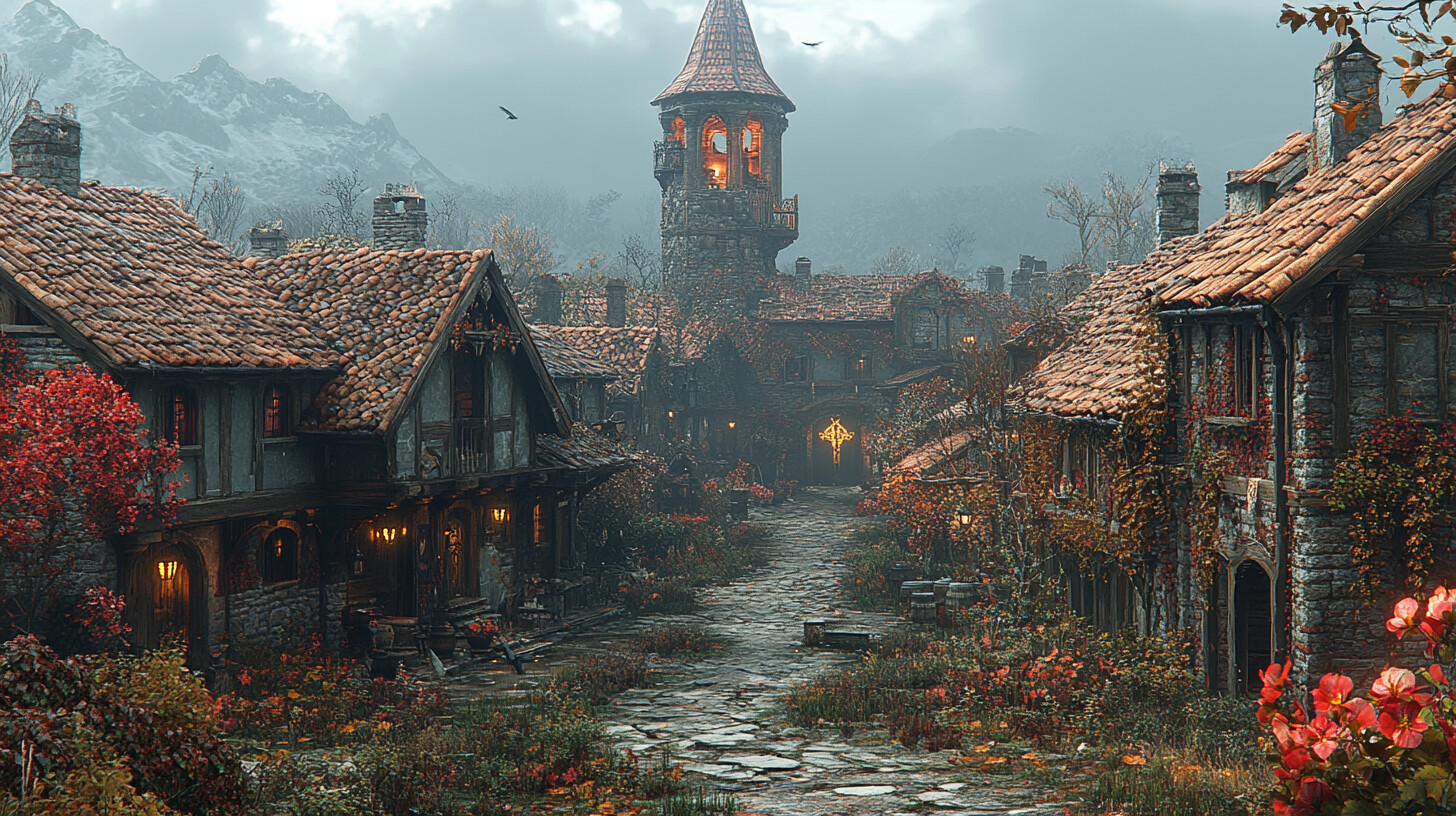 Concept Art - +300 Epic Medieval Environment Concept (4k)