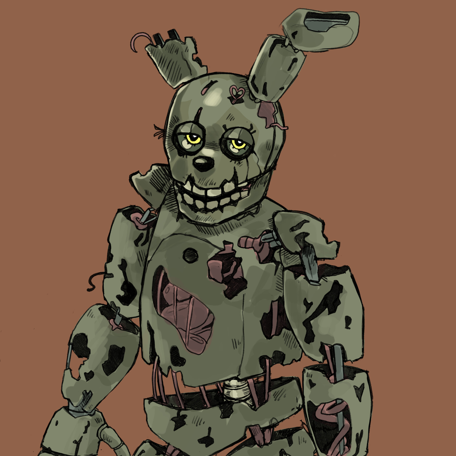 ArtStation - Springtrap sketch