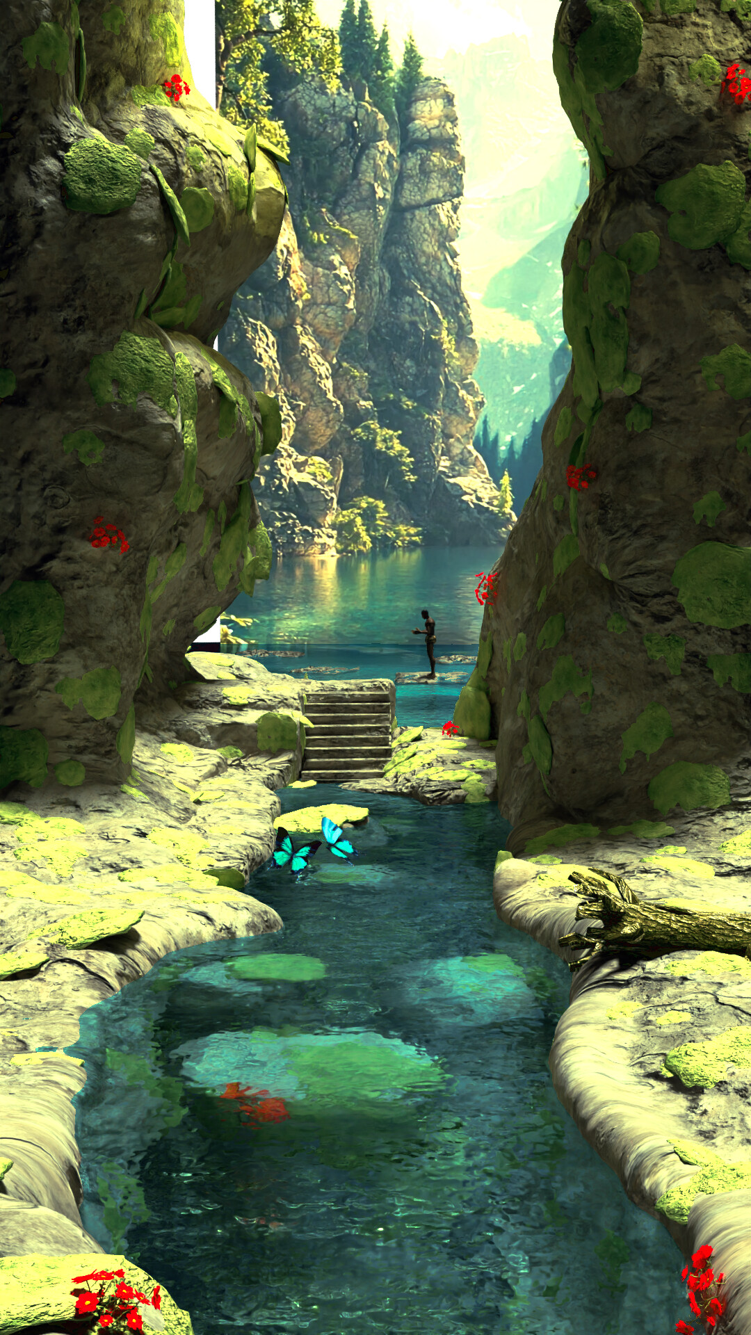 ArtStation - Rocks and water