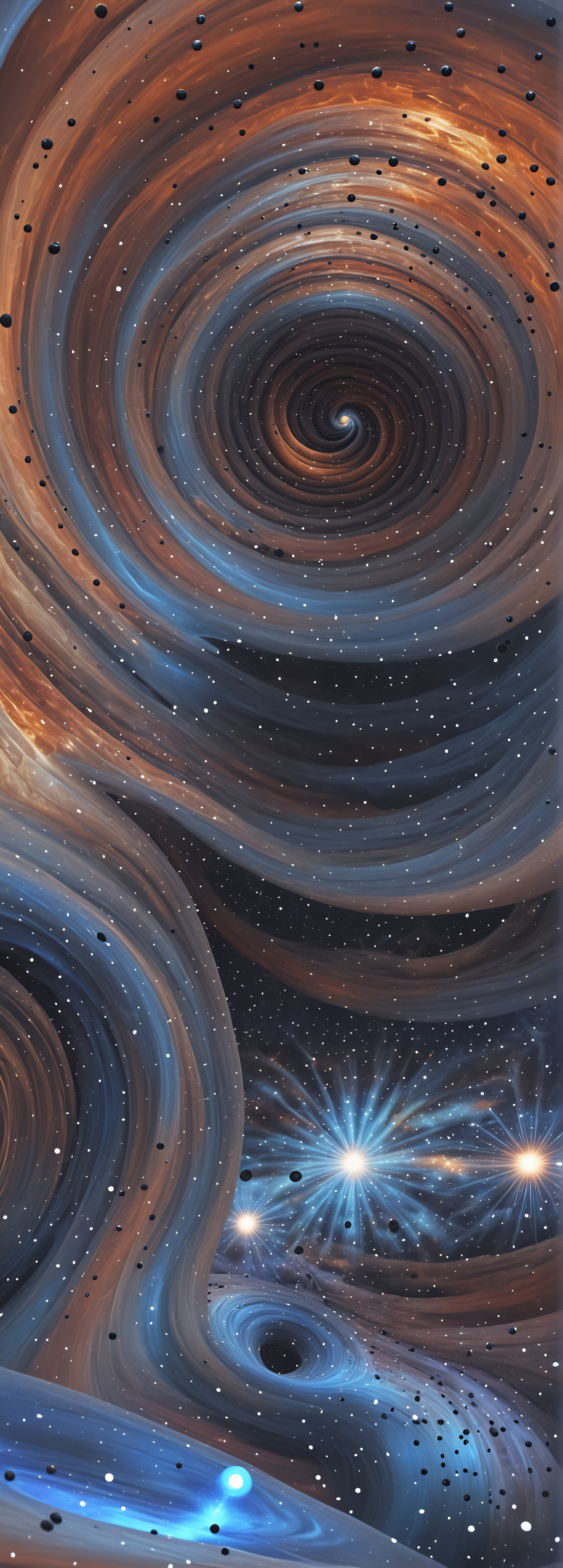 ArtStation - Black hole spirals