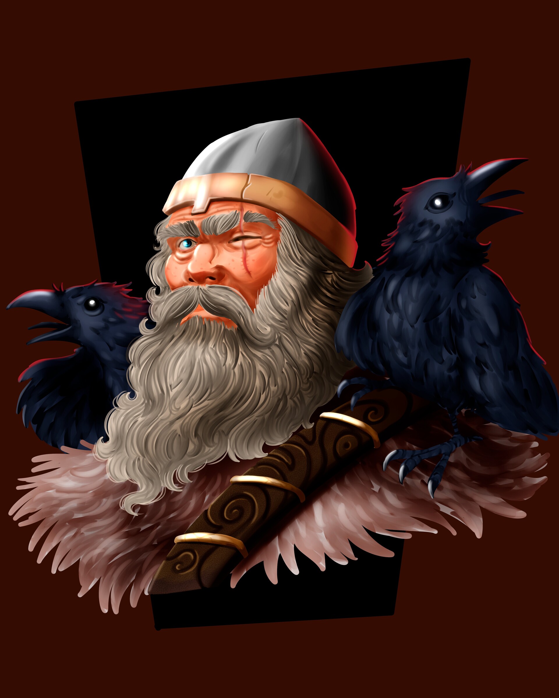 ArtStation - Odin Speedpaint