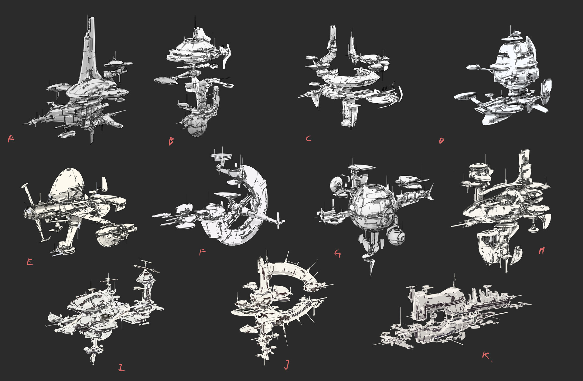 Longque Chen - The Callisto Protocol - Space Ship Junkyard Station