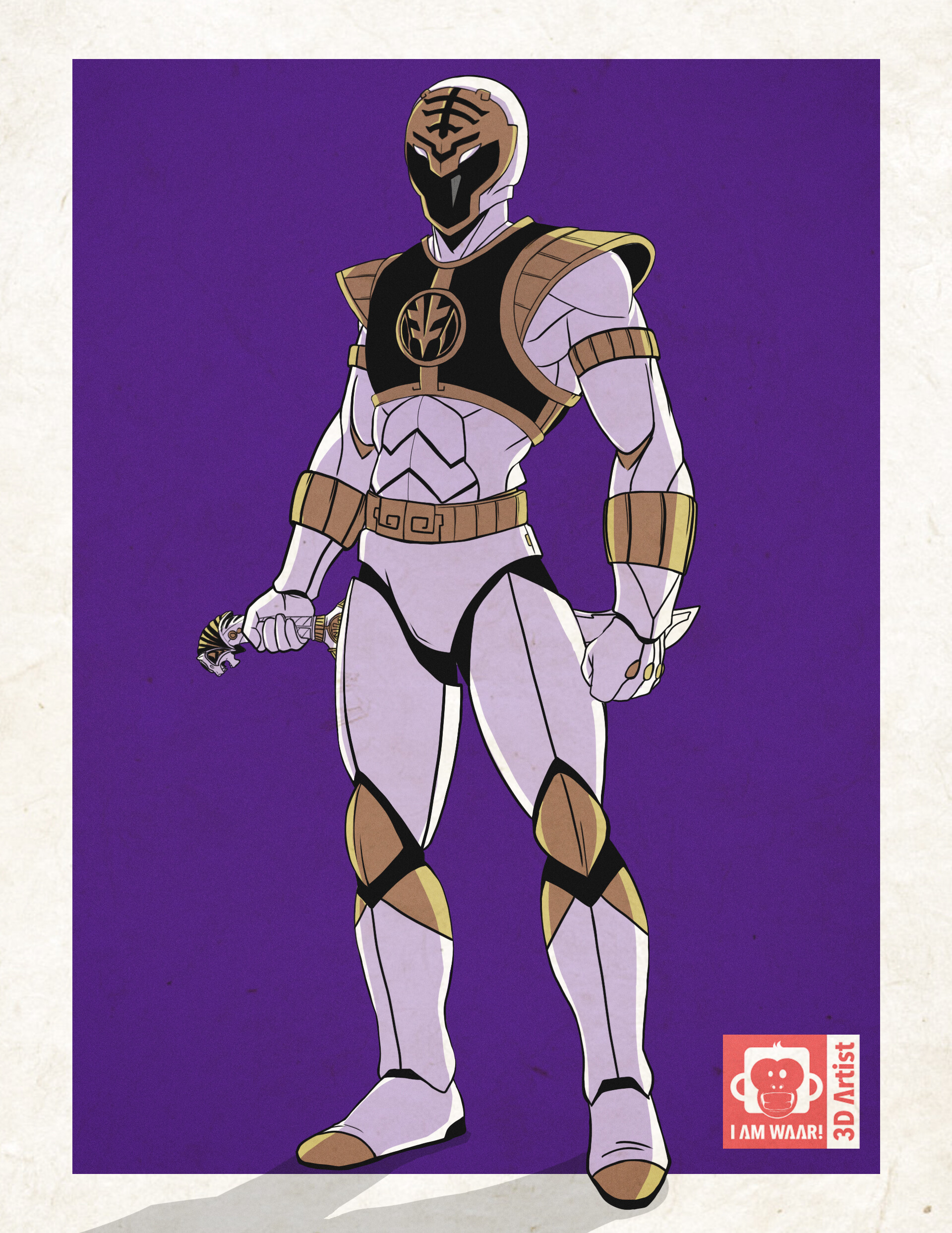 ArtStation - White Ranger Fan Art