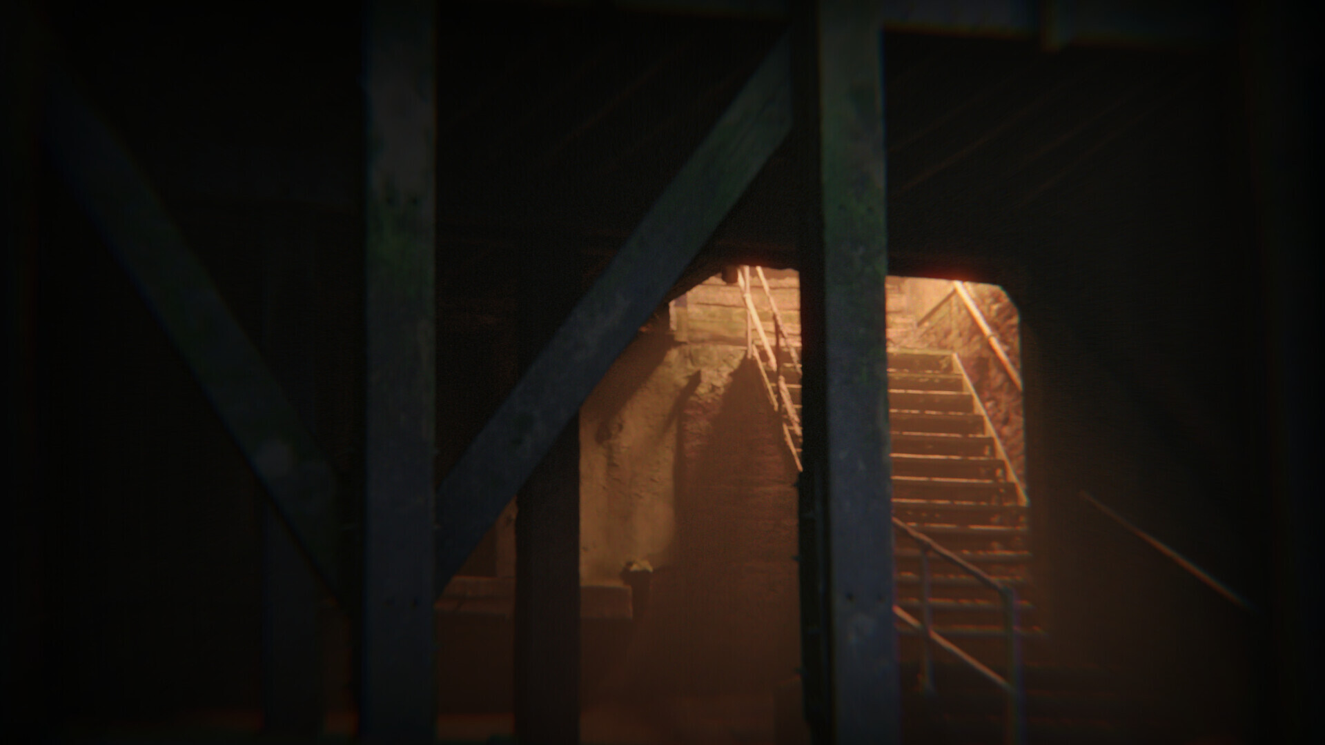 ArtStation - Eerie Horror Stairs - Inspired by Angelo Tsiflas