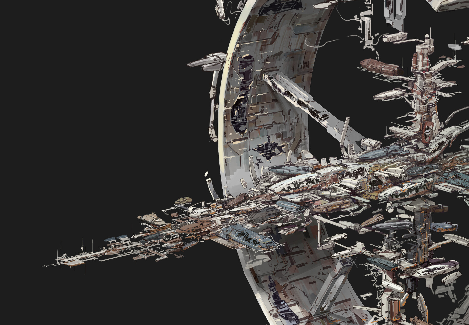 Longque Chen - The Callisto Protocol - Space Ship Junkyard Station