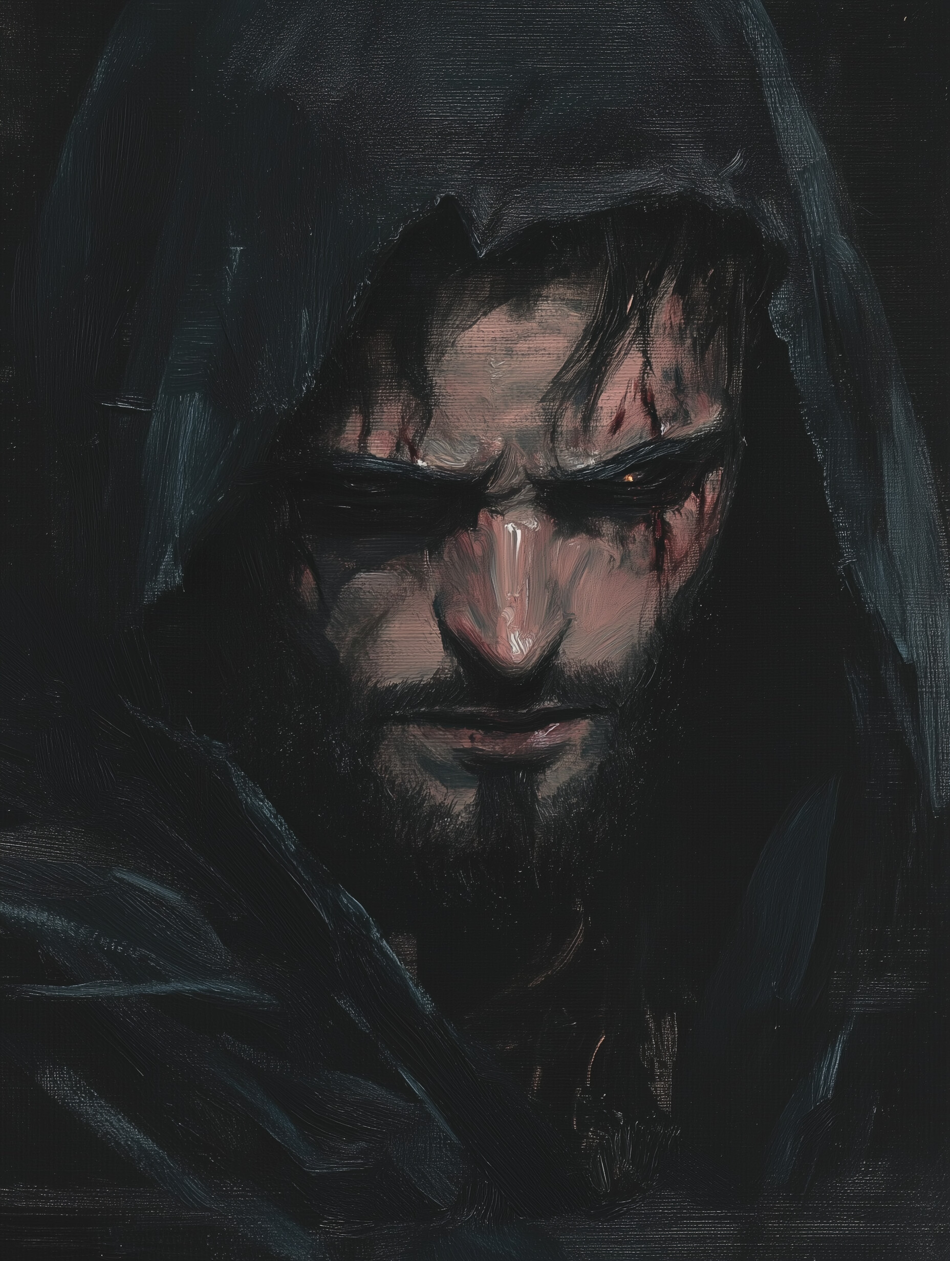 ArtStation - Vengeance in the Shadows – The Wounded Avenger