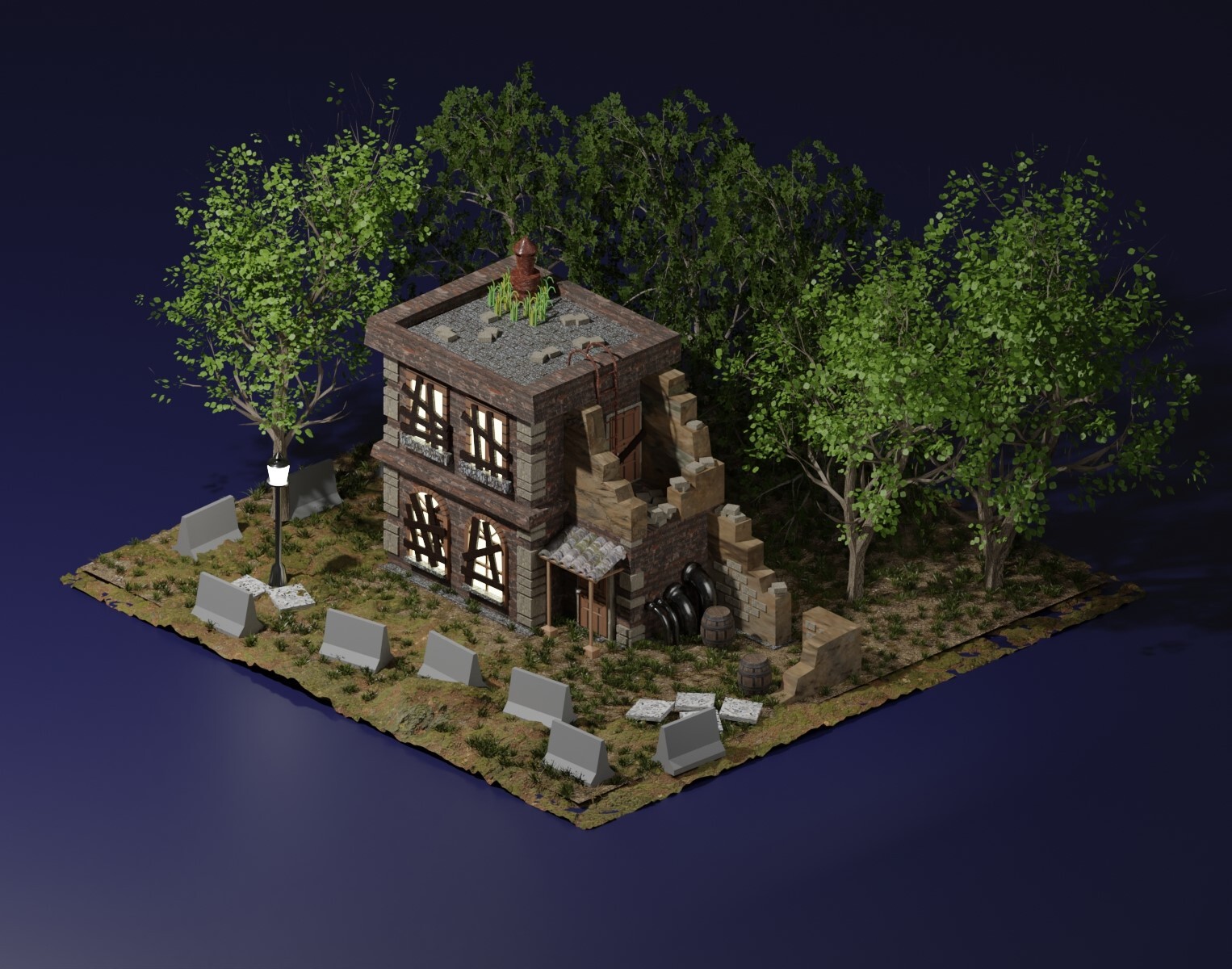 ArtStation - Safehouse - 3D Environment