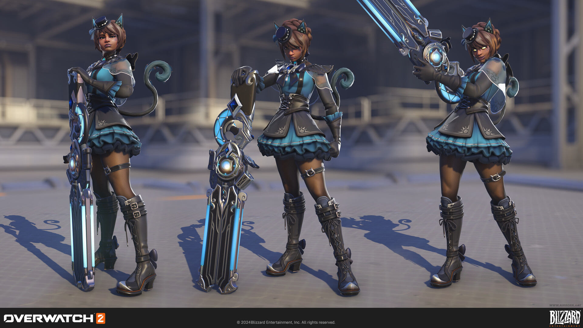 Airborn Studios - Overwatch 2 - Black Cat Illari