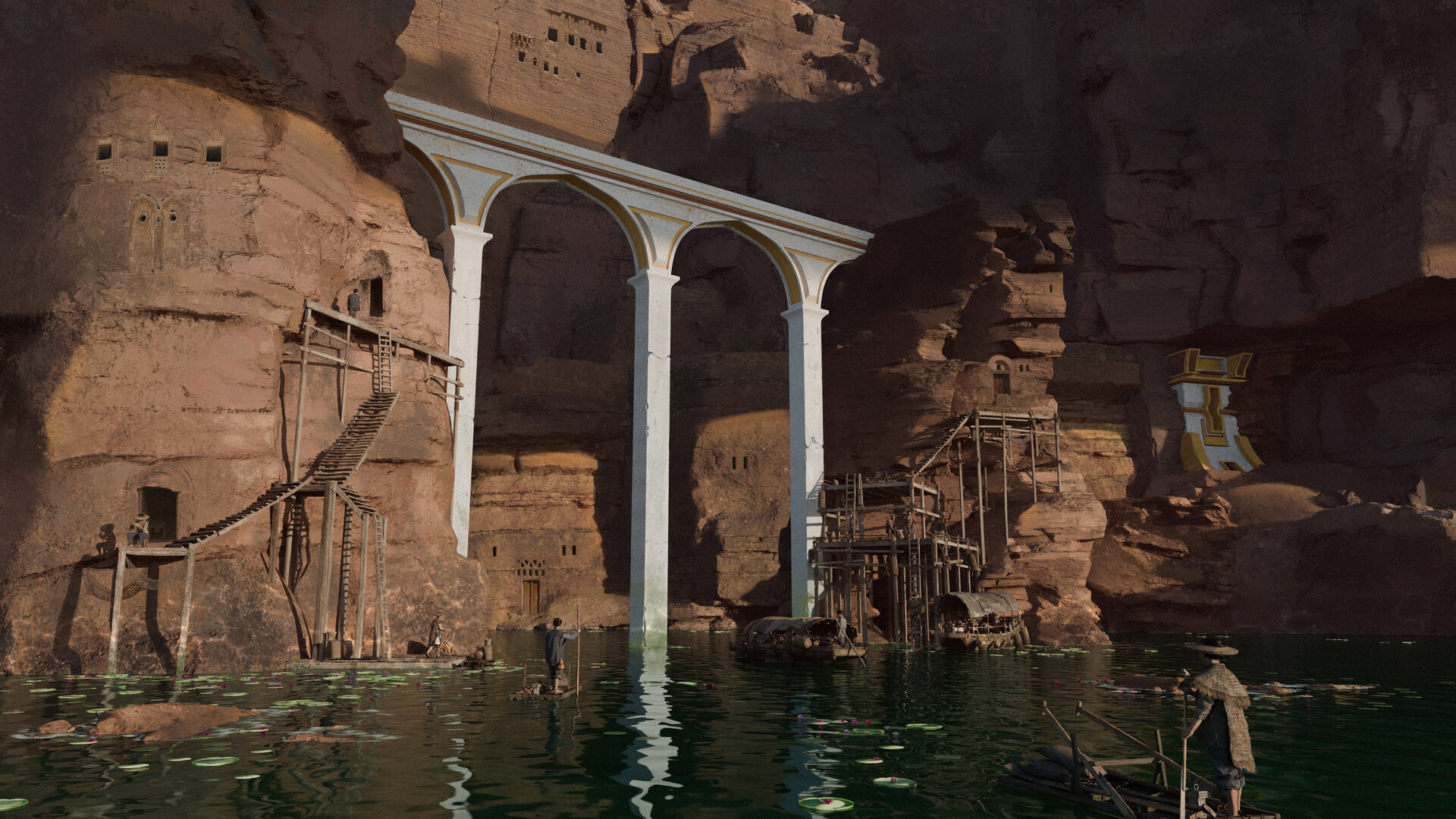 ArtStation - Elder's canyon.