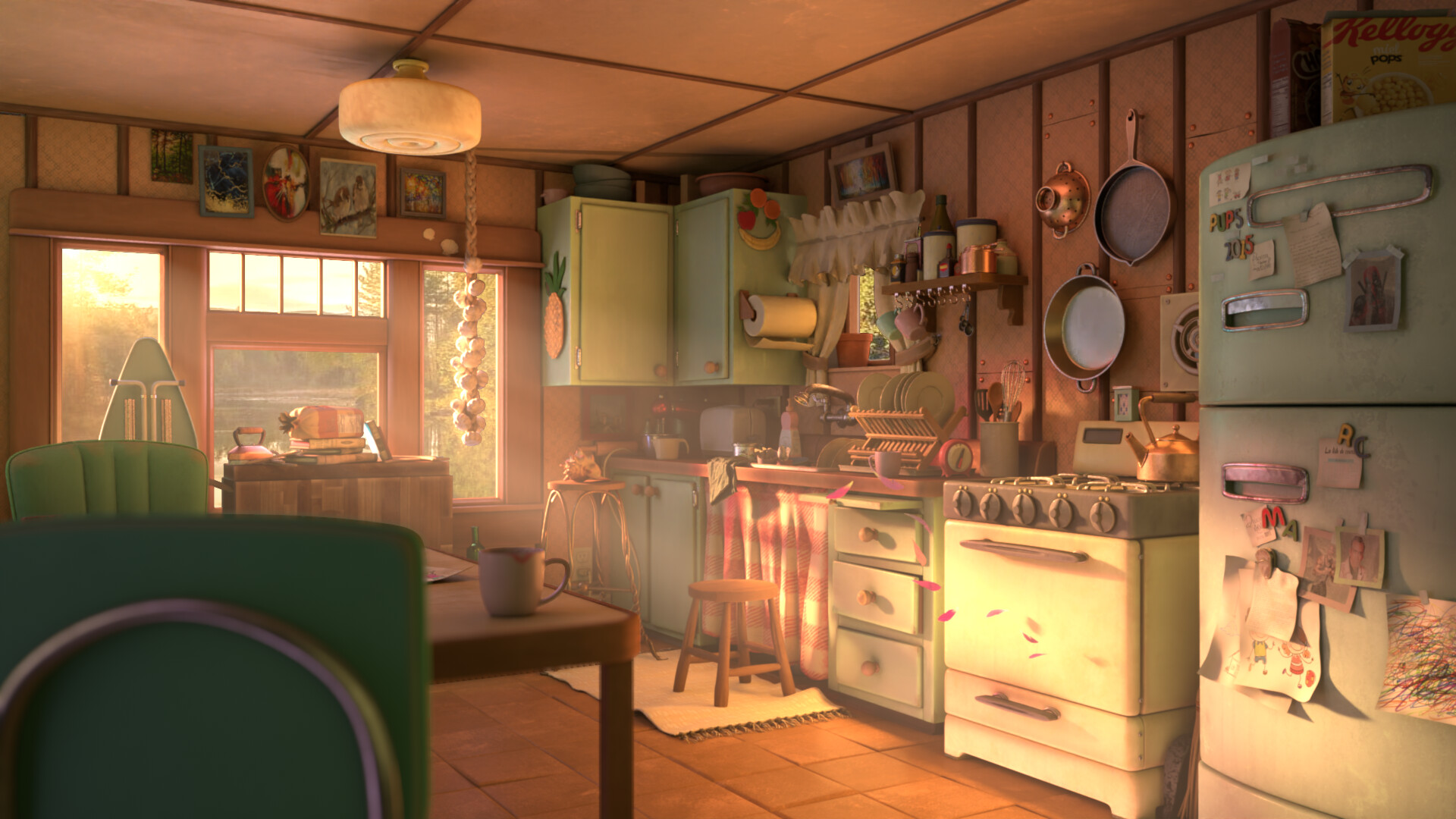 ArtStation - Pixar Kitchen Day
