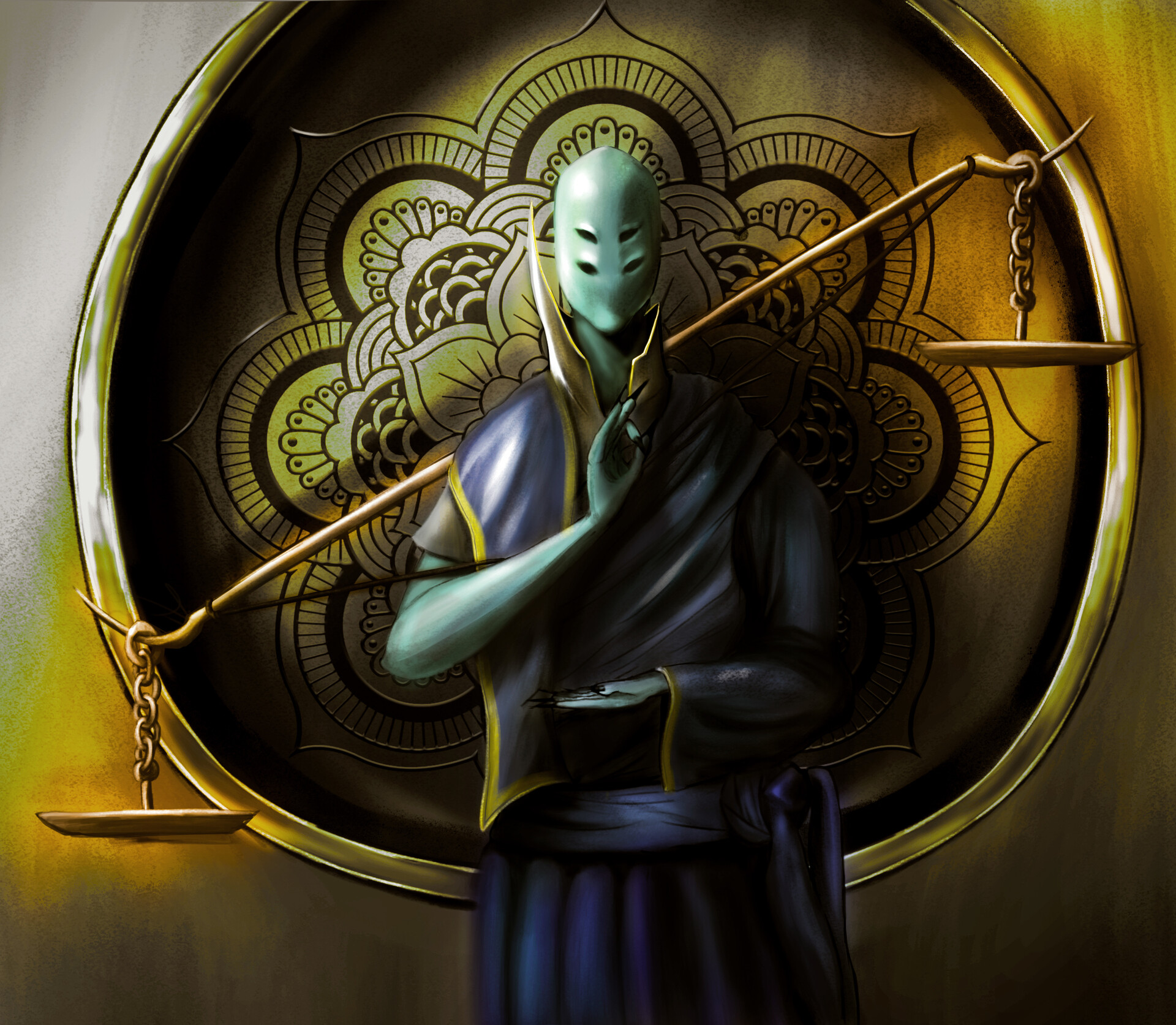 ArtStation - Alien monk