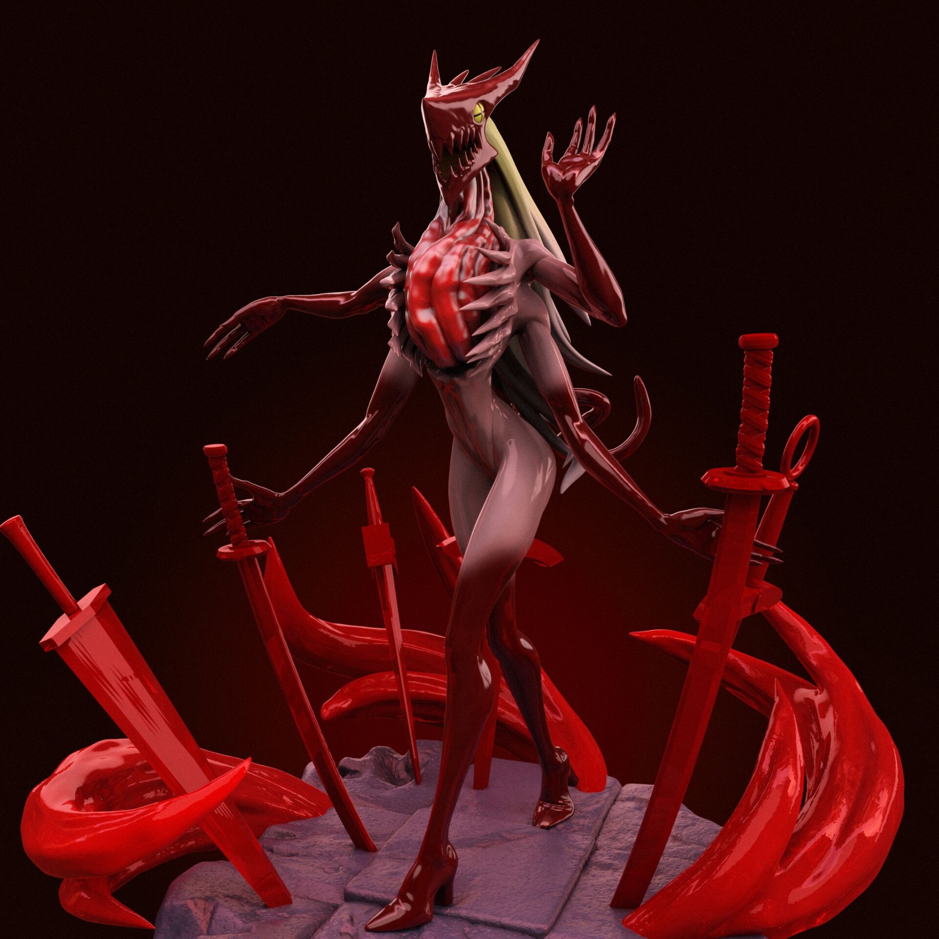 ArtStation - Blood Devil - Chainsaw Man