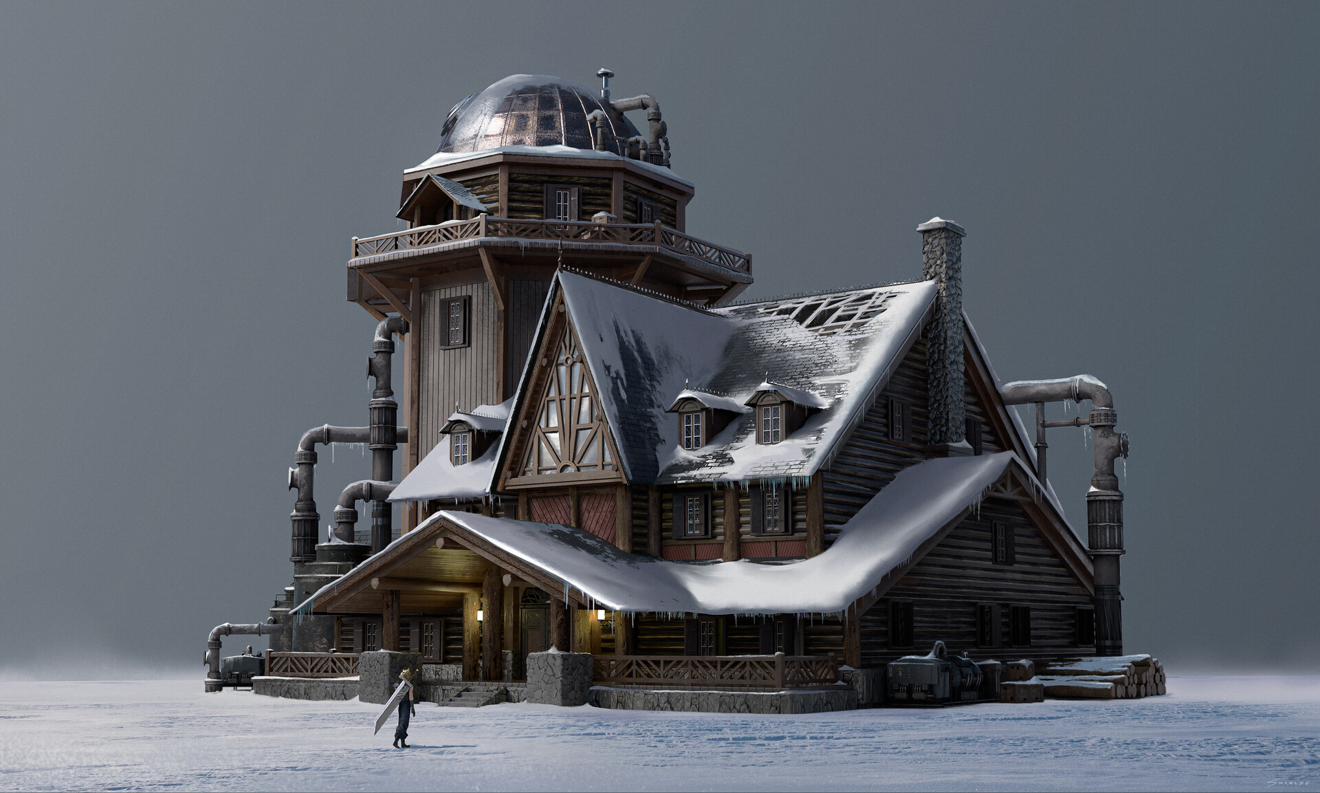 ArtStation - Professor Gast Lab - Final Fantasy VII Remake Part III