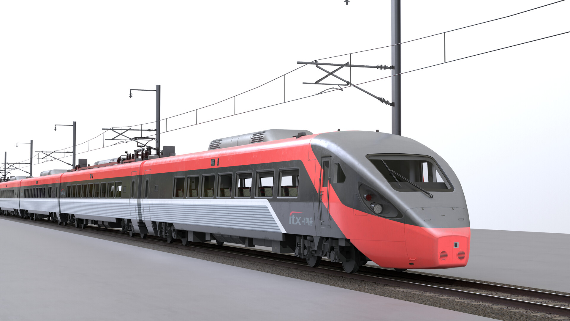 ArtStation - KORAIL ITX-Saemaeul